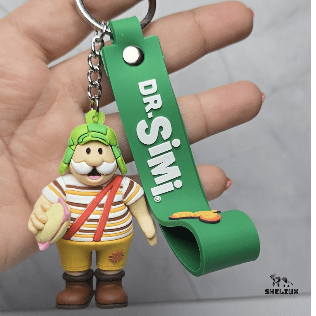 El Chavo Llavero Keychain - Dr. Simi Character, Collectible Figure ...