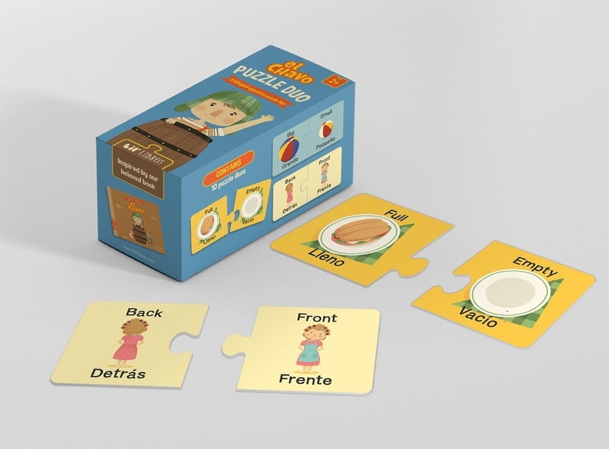 El Chavo: Opposites / Opuestos Puzzle Duo 20 Piece : A Bilingual ...