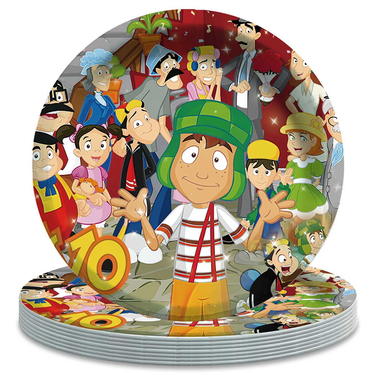 El Chavo Pirates Plates Party Supplies Birthday Dinnerware Decorations ...