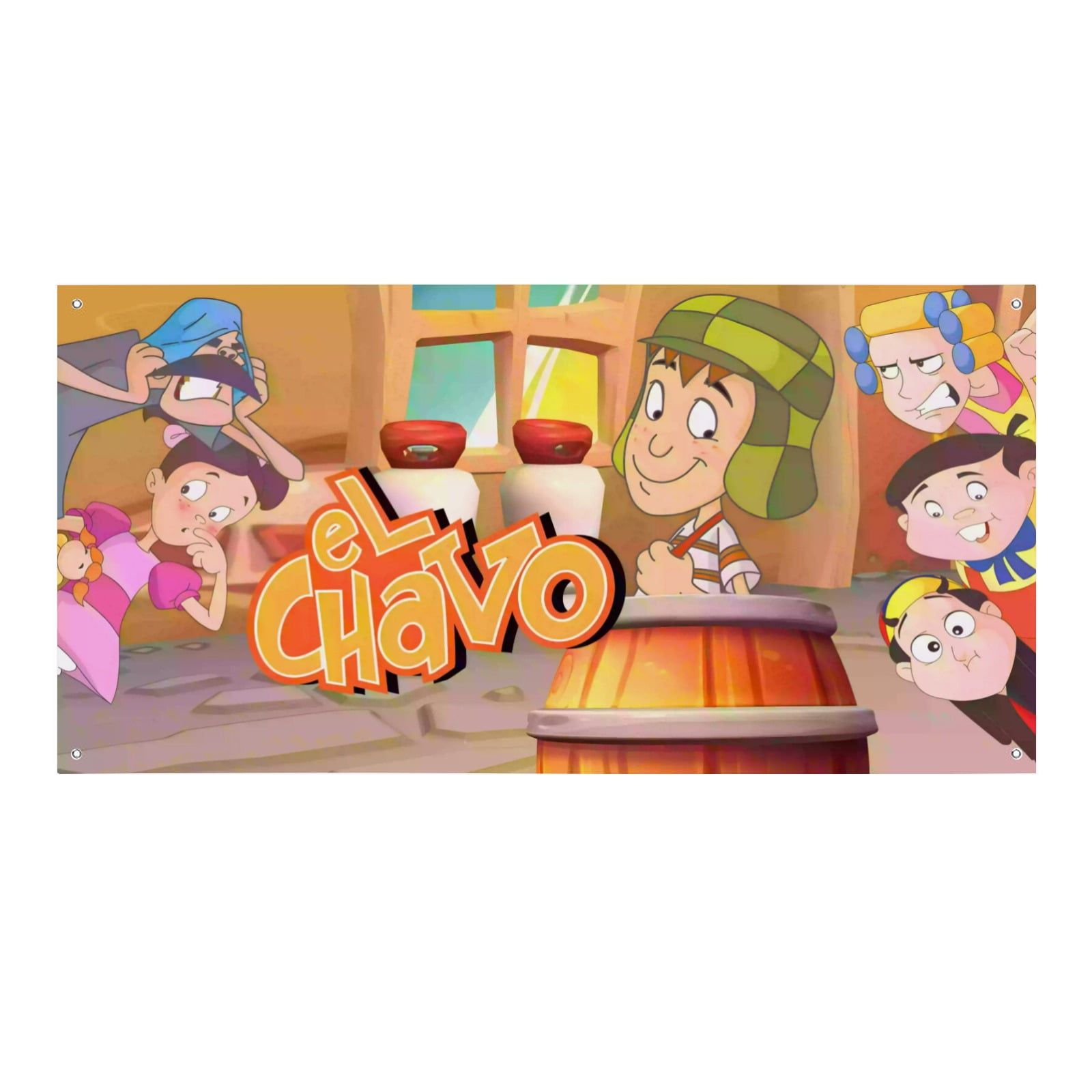 El Chavo del Ocho-Theme Backdrops Banner Birthday Party Decor Supplies ...