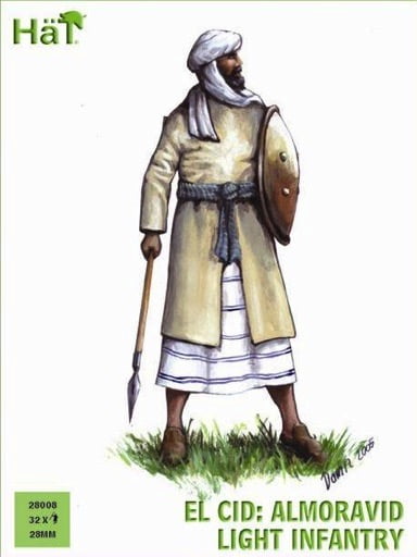 El Cid Almoravid Light Infantry (32) 28mm HAT 28008 - Walmart.com