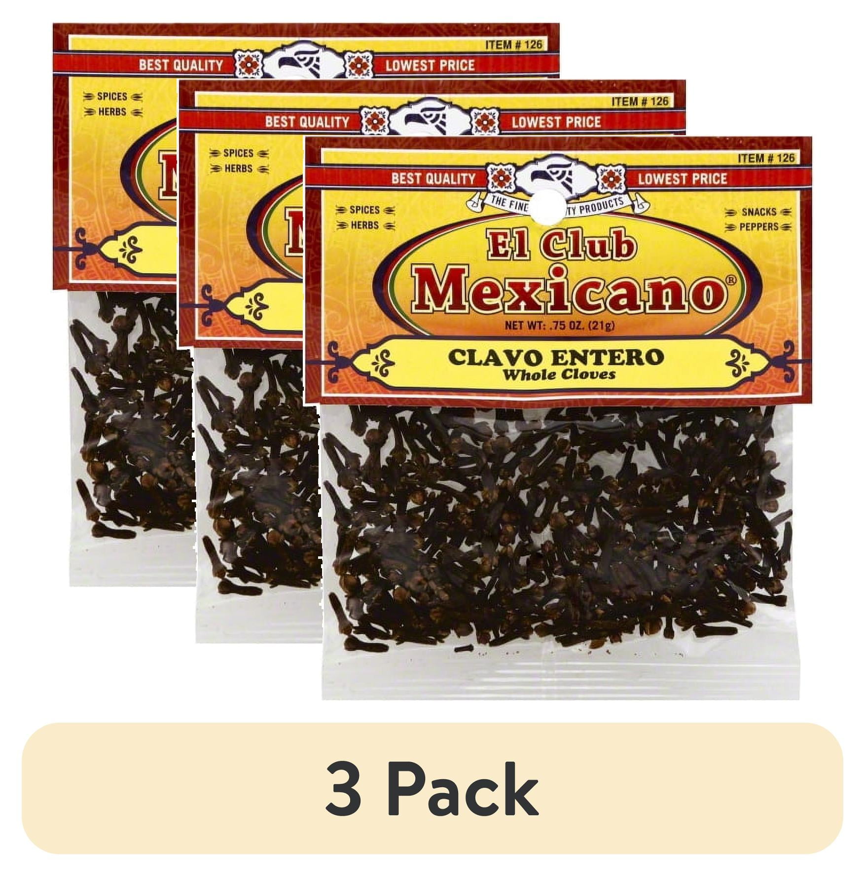 (3 pack) El Club Mexican Whole Cloves, Clavo Entero - Walmart.com
