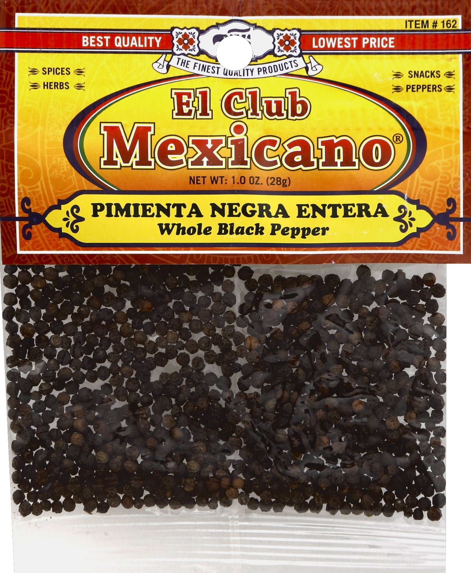 El Club Mexicano El Club Mexicano Black Pepper, 1 oz - Walmart.com