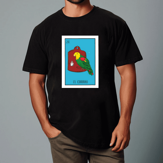 El Cotorro The Parrot Mexican Lottery Card Themed Graphic Unisex T ...