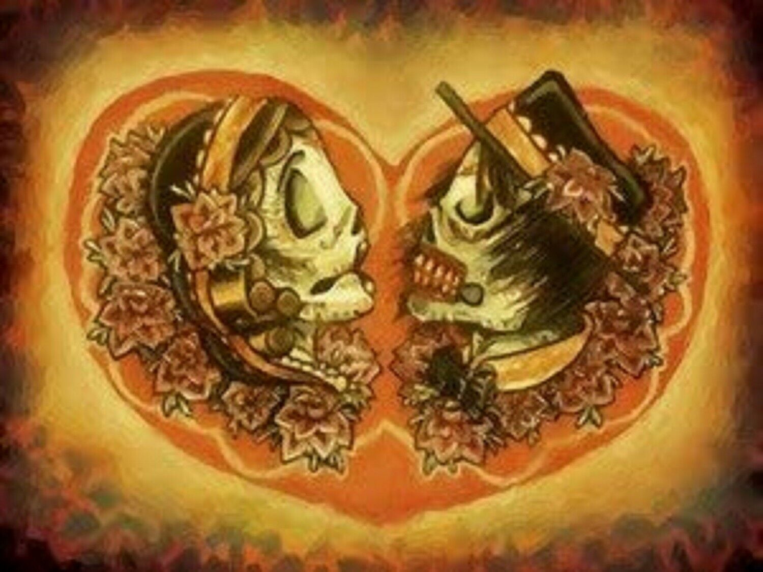 El Dia De Los Muertos XII - CANVAS OR PRINT WALL ART - Walmart Business ...
