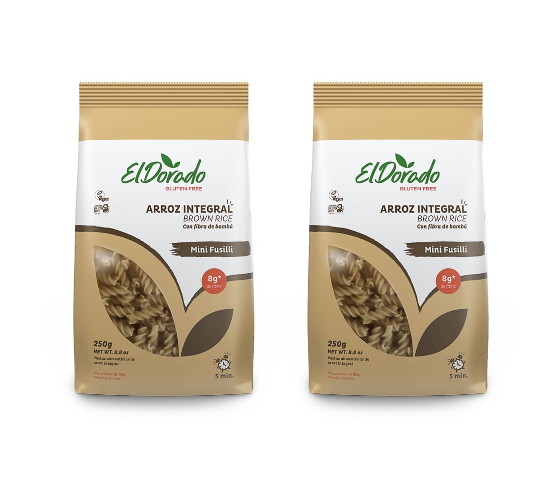 El Dorado Gluten Free, Vegan Corn and Rice Pasta. Brown Rice Mini ...