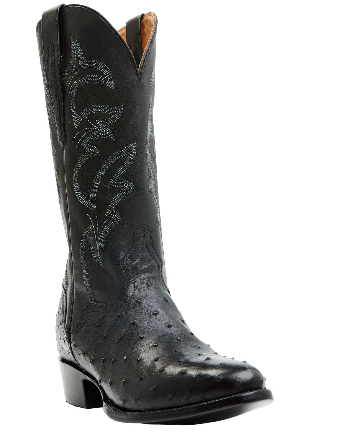 El Dorado Men's El Full Quill Ostrich Exotic Western Boot Medium Toe ...