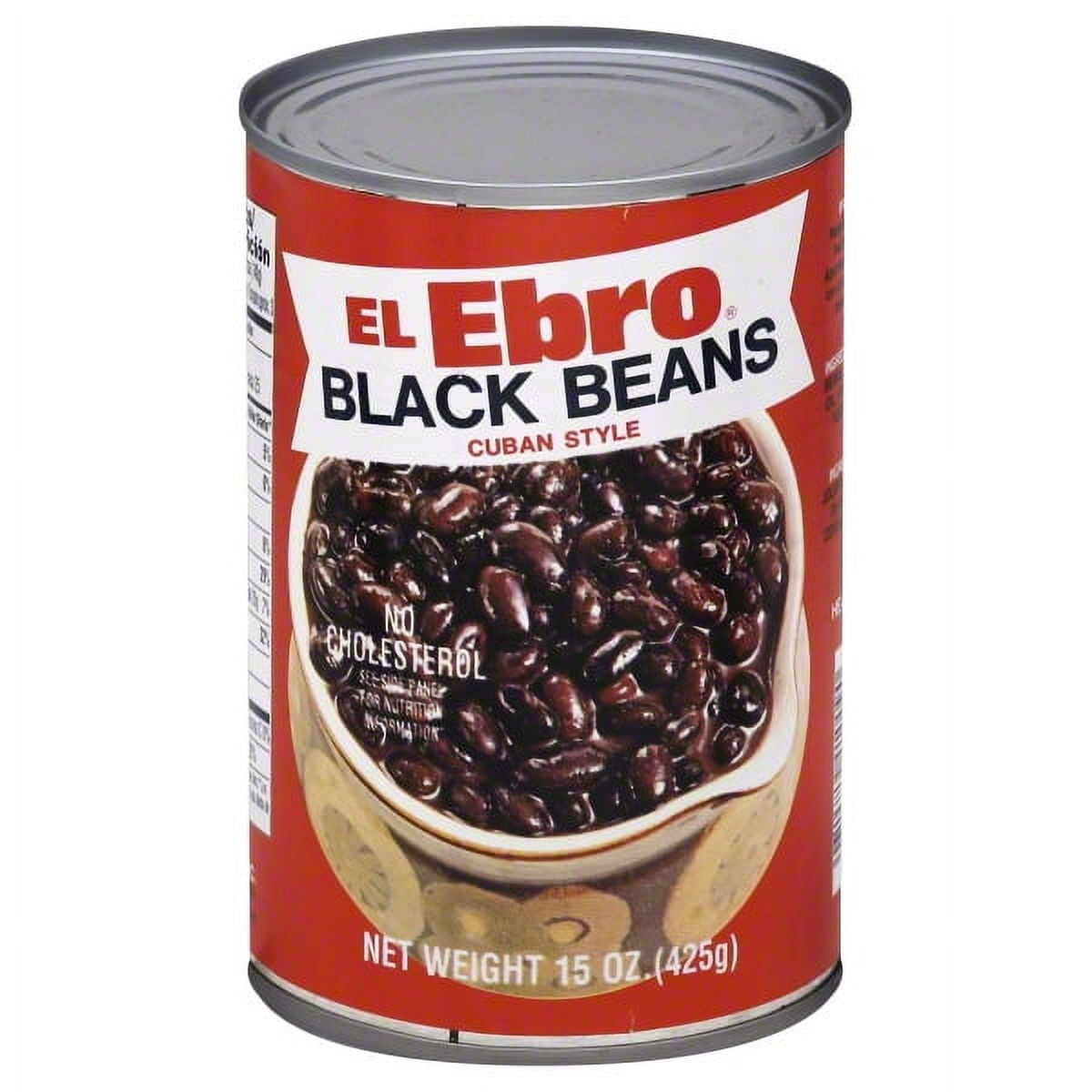 El Ebro Black Beans in Sauce Cuban Style 15oz - Walmart.com