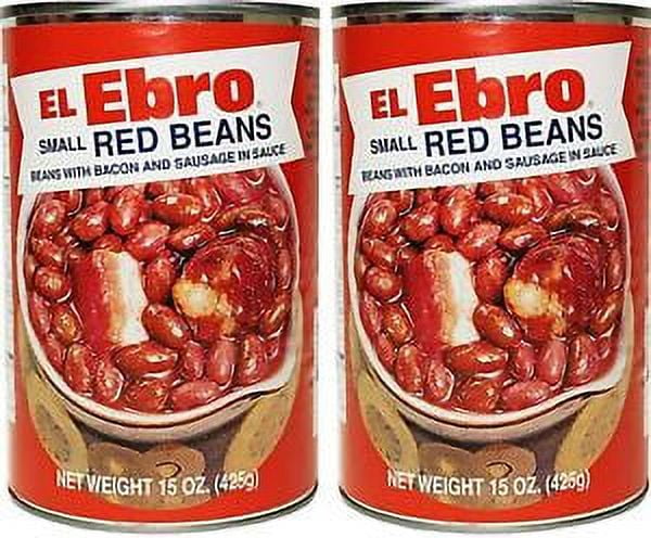 El Ebro Small Red Beans Potage with Bacon and Chorizo 15 oz (Pack of 2 ...