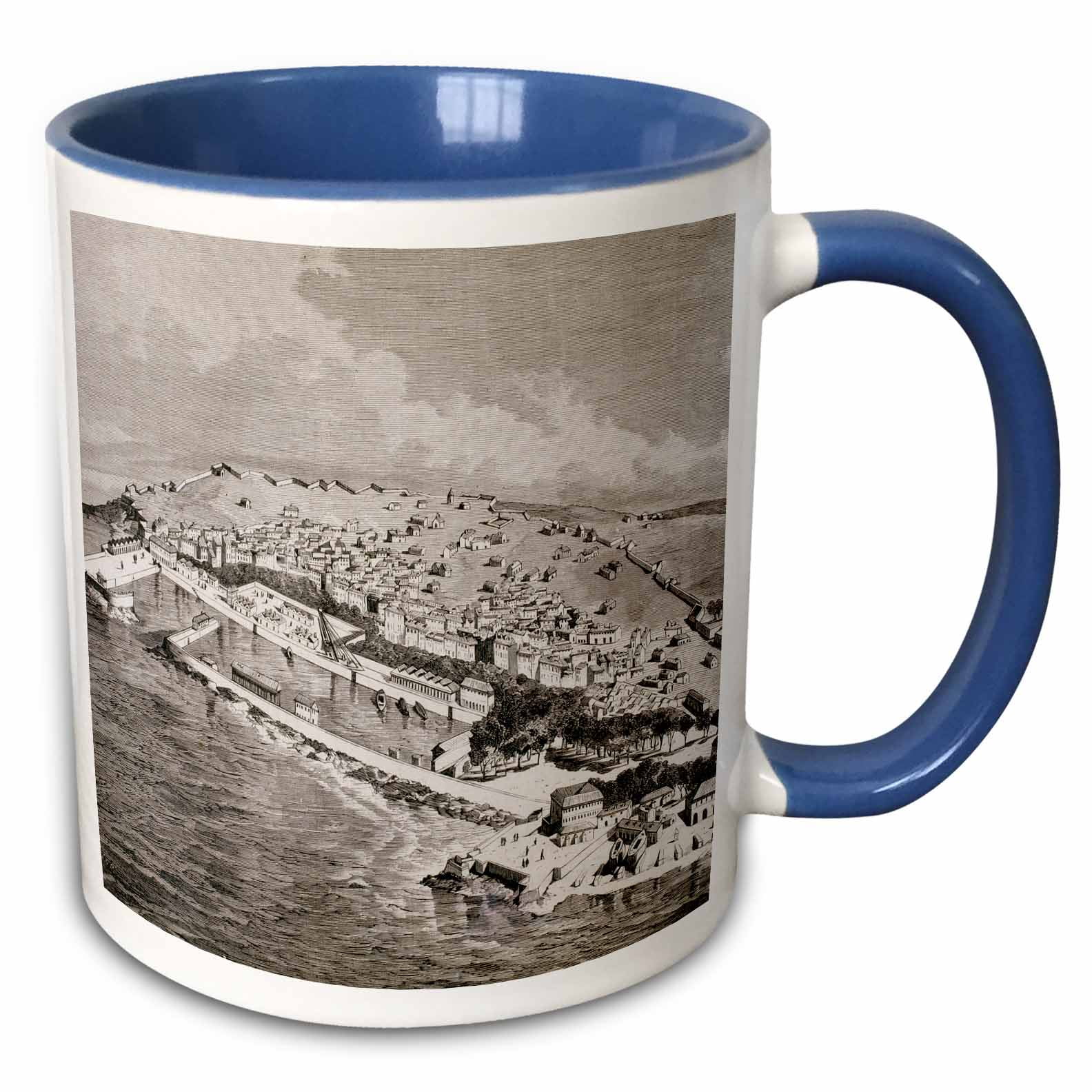 3drose, El Ferrol, City in 1872, Galicia, Spain, Engraving - Hi13 ...