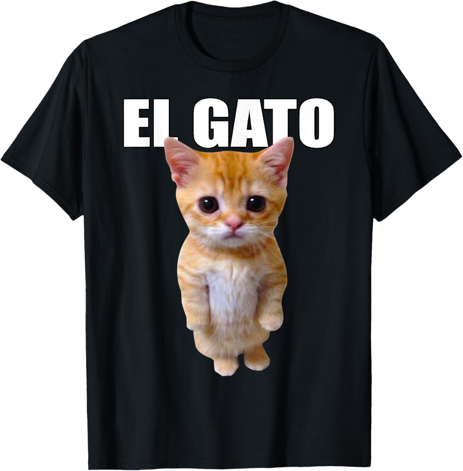 El Gato Meme Sad Crying Cat Munchkin Kitty Meme Trendy T-Shirt Tops Tee ...