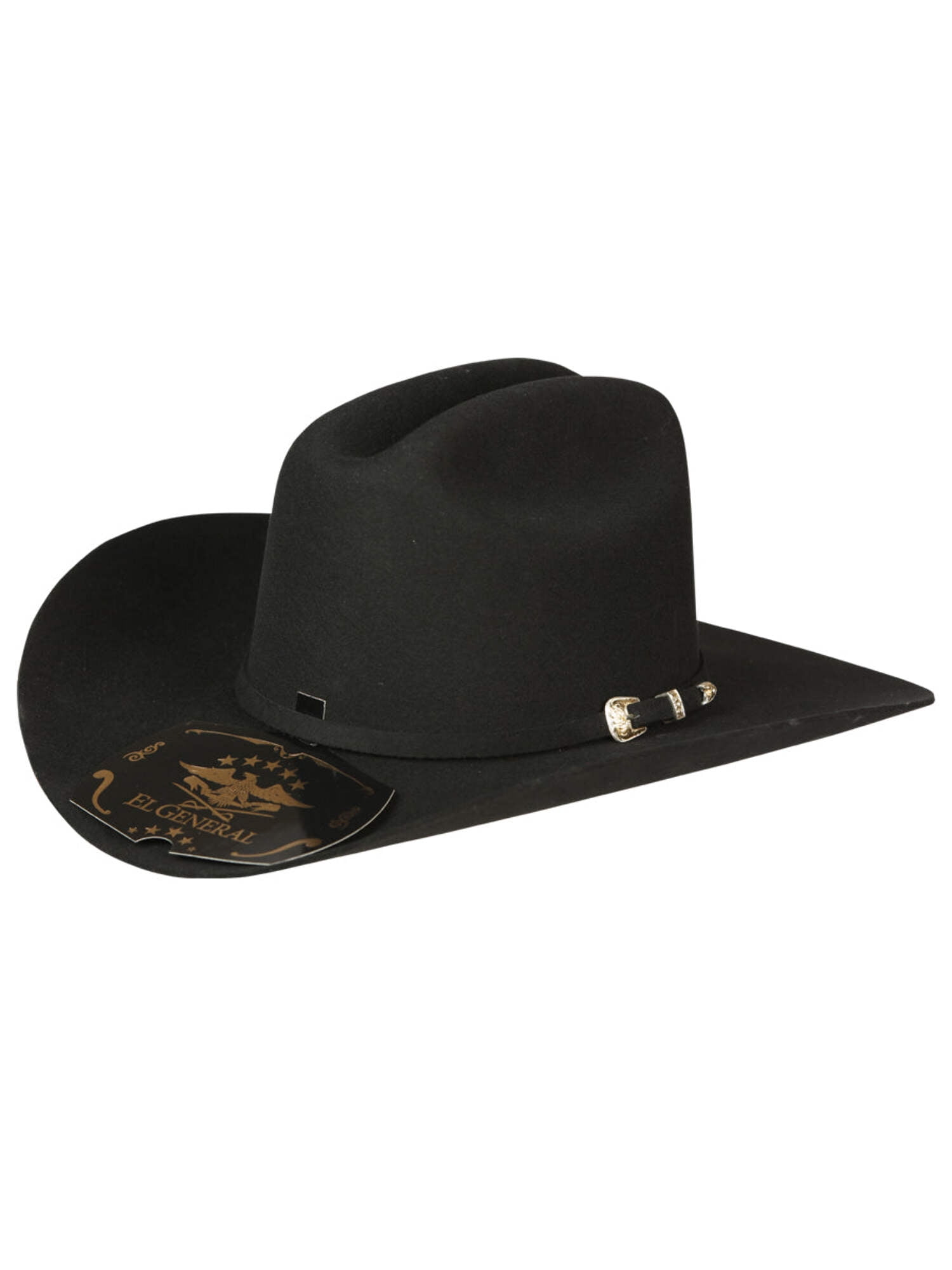El General 50X Sinaloa Wool Cowboy Hat - Black 45247 - Walmart.com