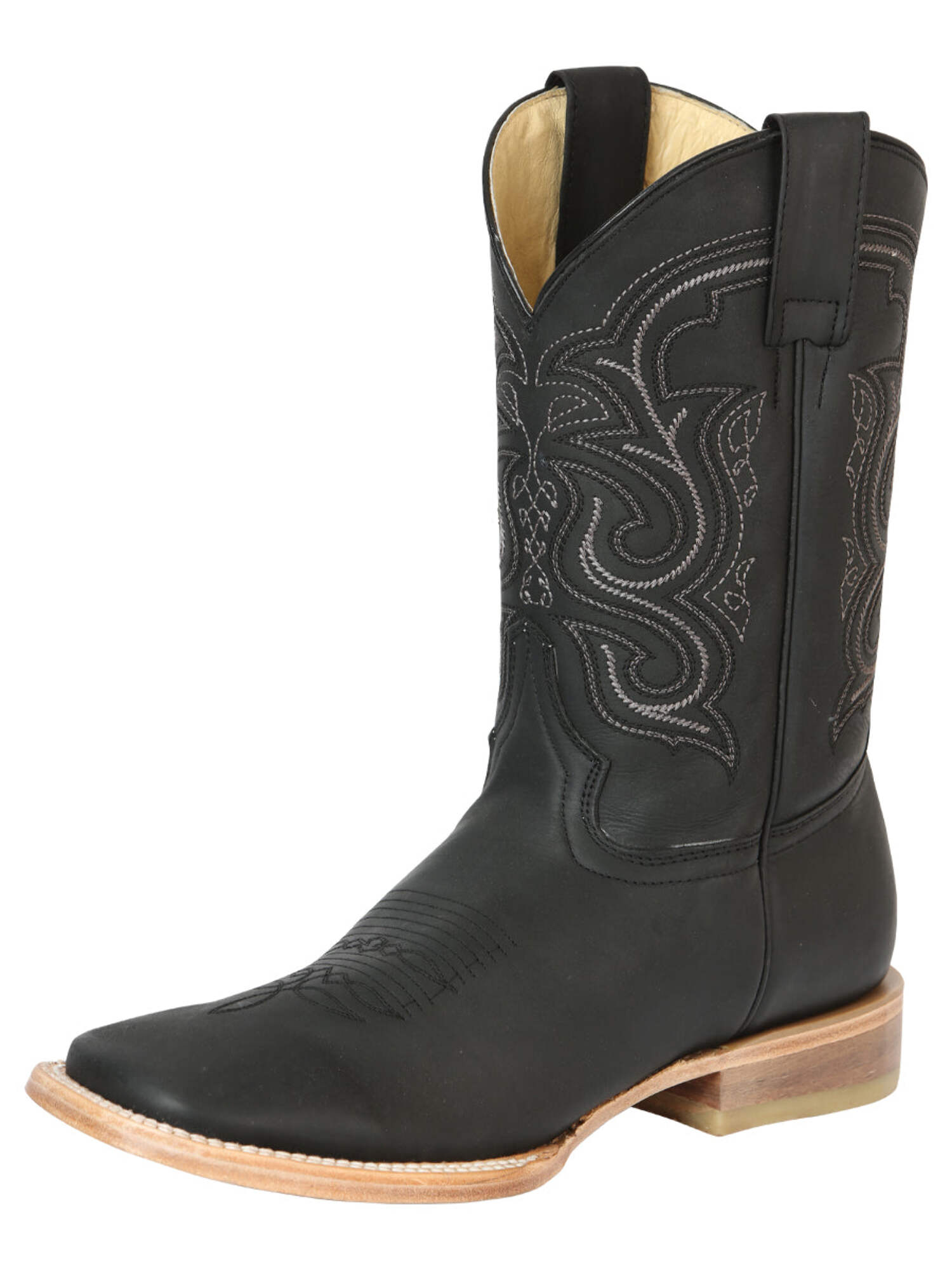 El General Rodeo Boot - Crazy Leather - Black 43534 - Walmart.com