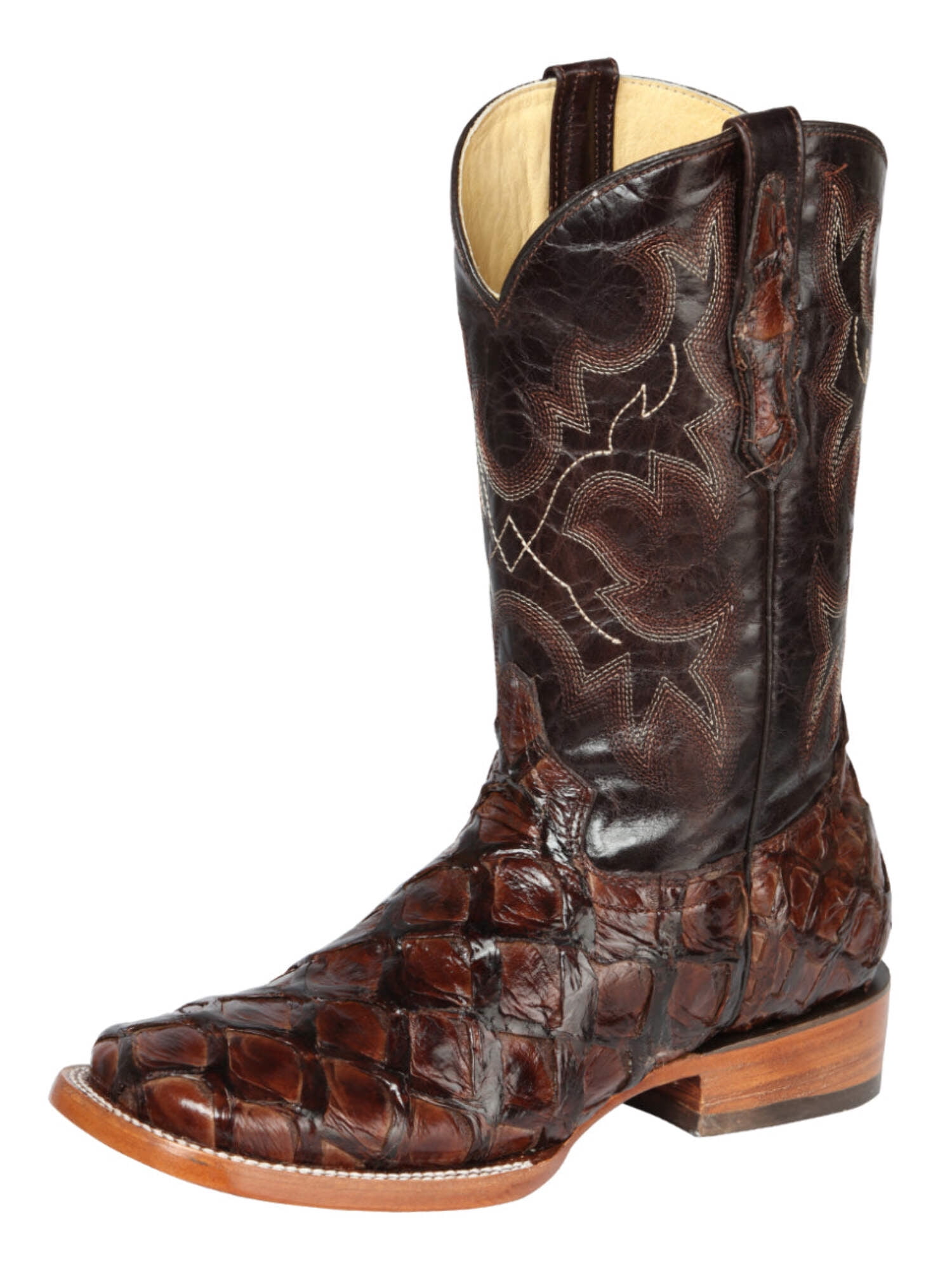 El General Rodeo Boot Monster Fish Brown 44116 - Walmart.com