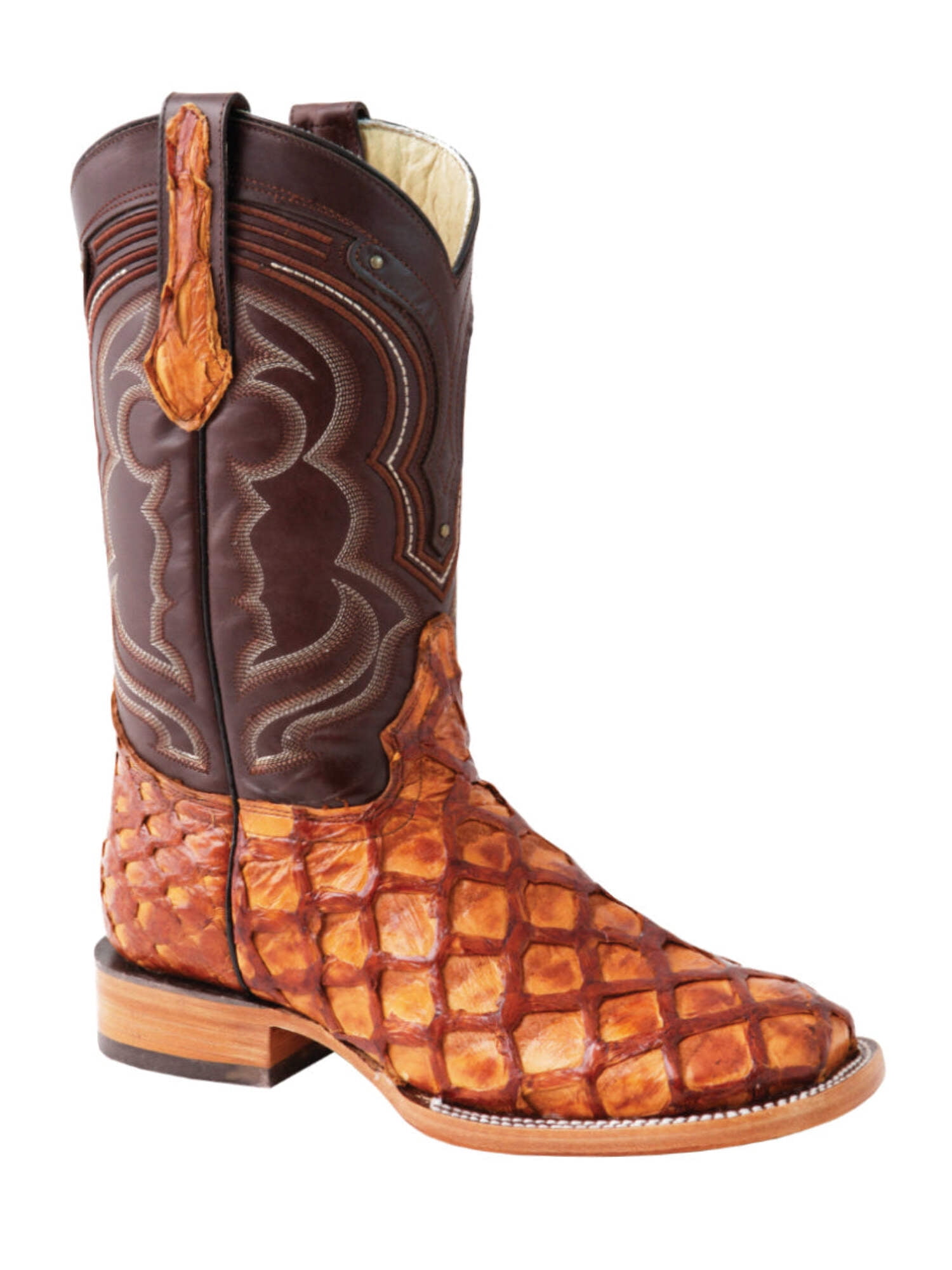 El General Men's Exotic Monster Fish Rodeo Boots - Honey 44606 ...