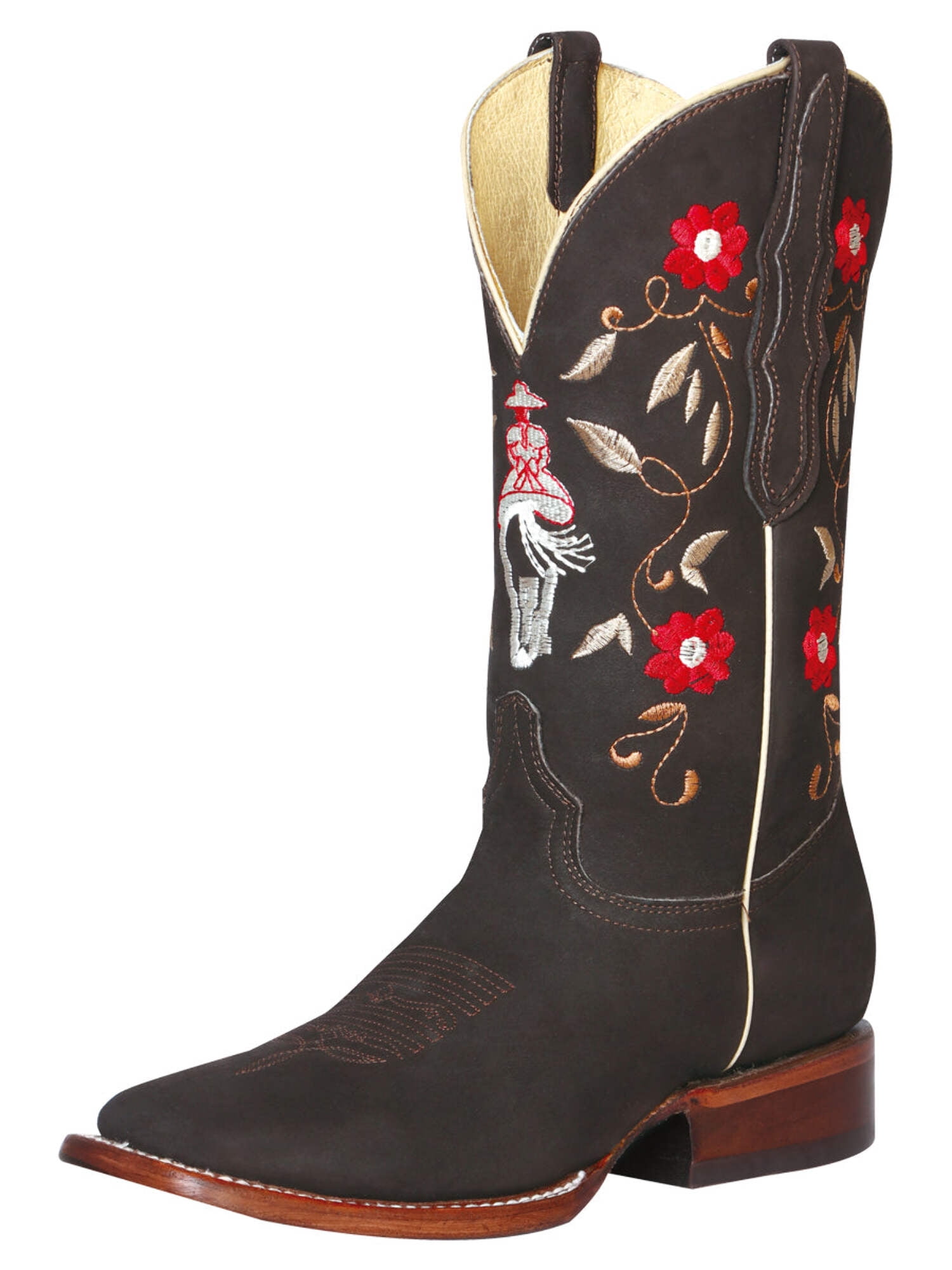 El General Women Rodeo Boot - Dark Brown 42974 - Walmart.com