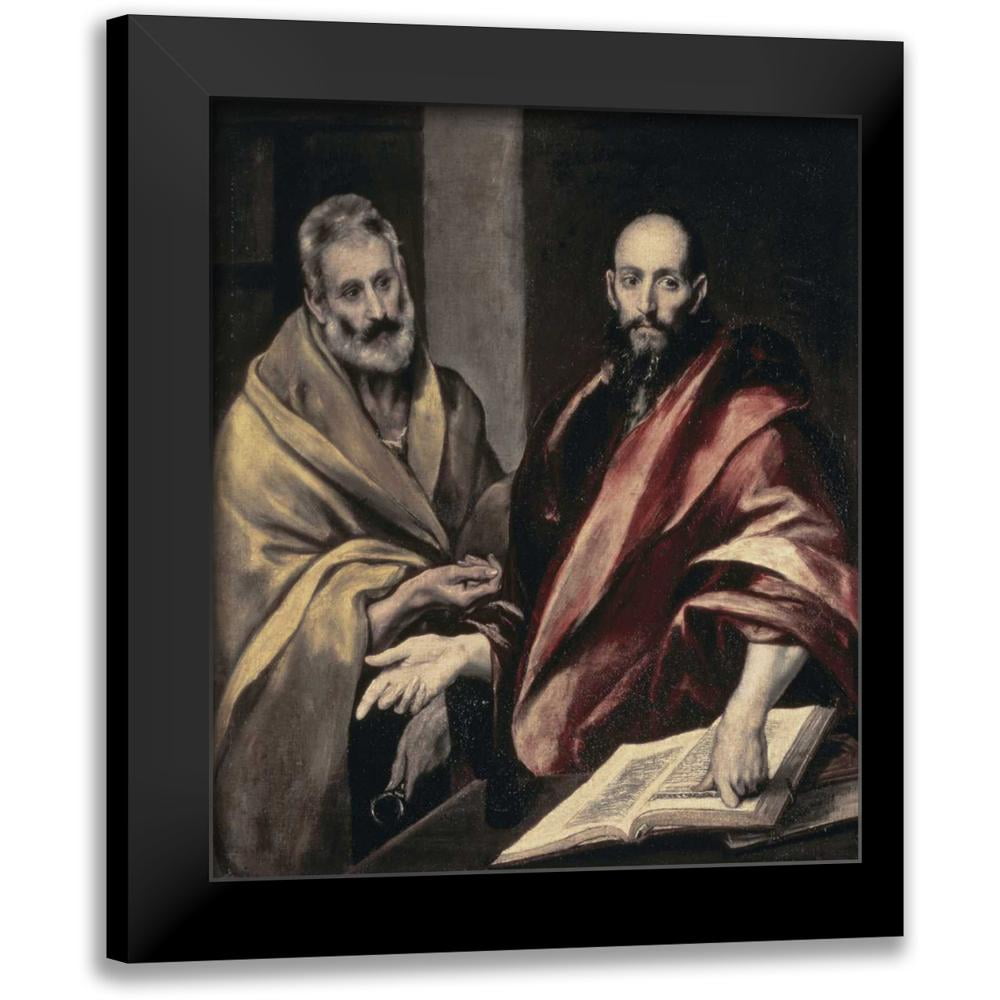 El Greco 15x17 Black Modern Framed Museum Art Print Titled - Apostles ...