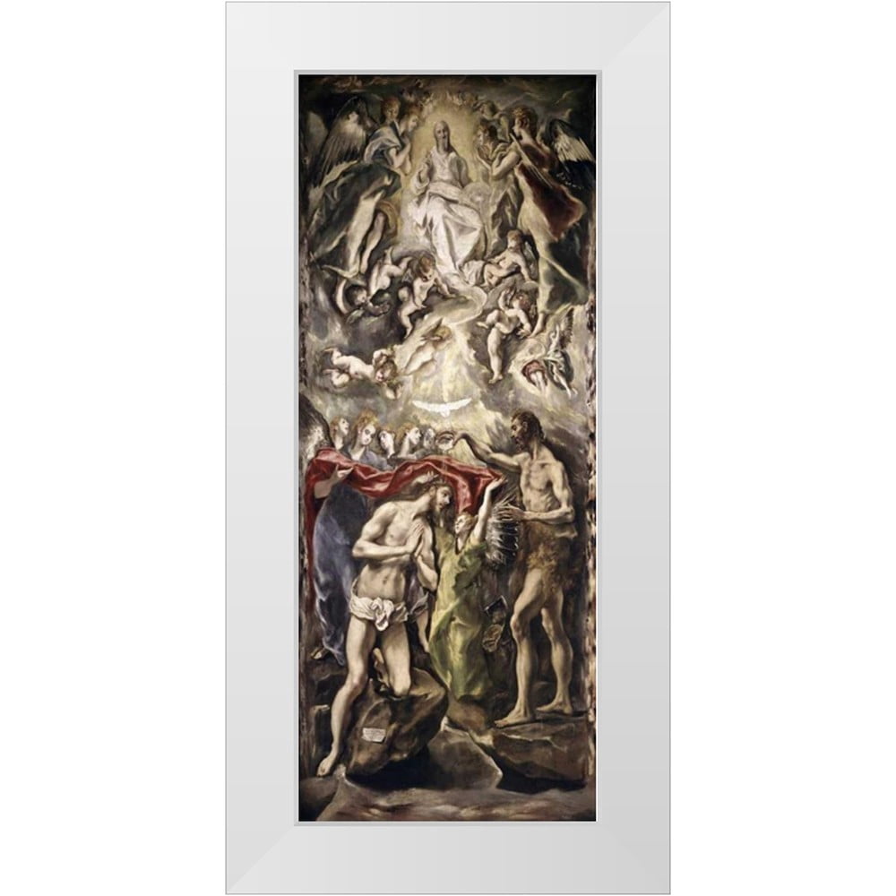 El Greco 15x32 White Modern Wood Framed Museum Art Print Titled ...