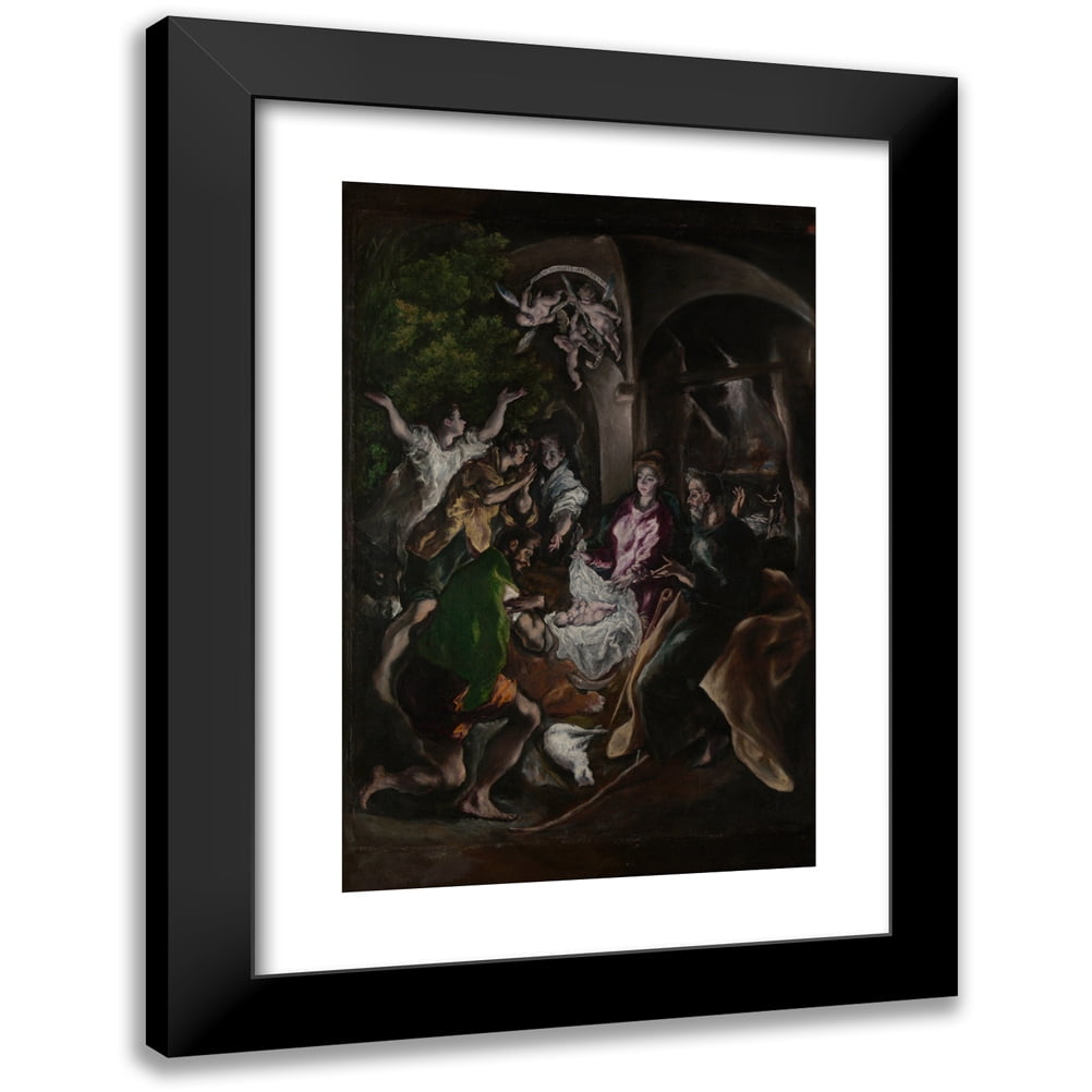 El Greco (Domenikos Theotokopoulos) 11x14 Black Modern Framed Museum ...