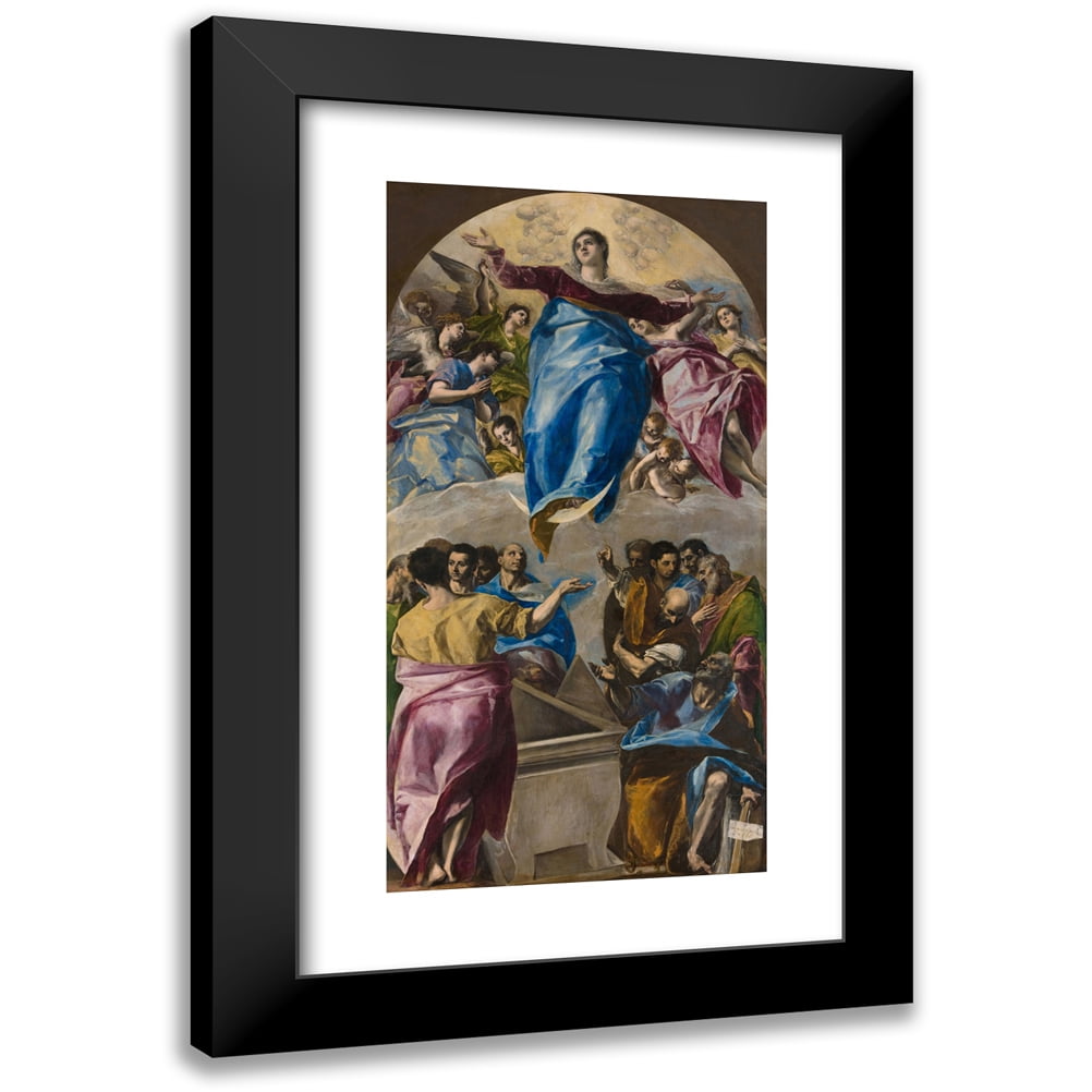 El Greco (Domenikos Theotokopoulos) 9x14 Black Modern Framed Museum Art ...