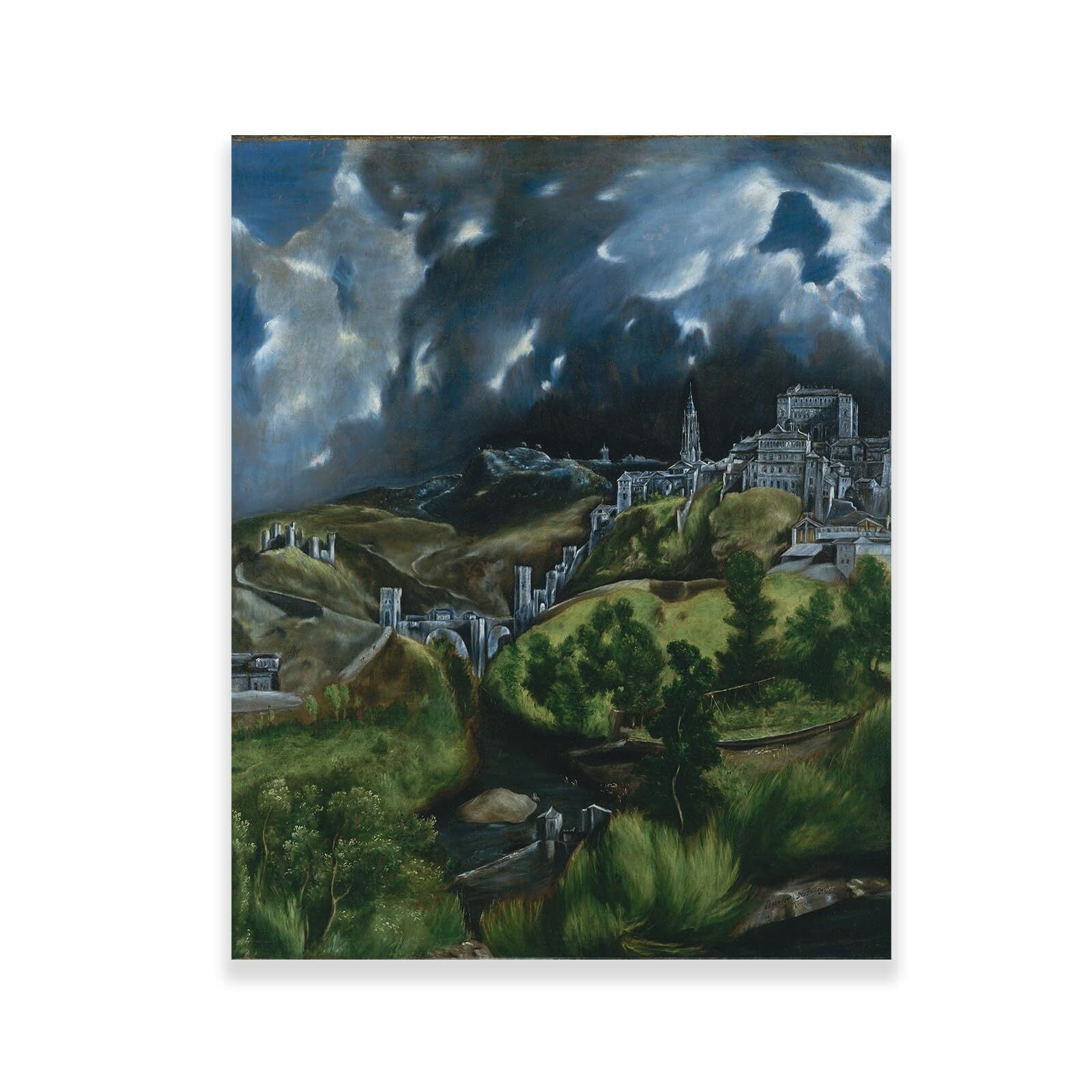 El Greco Poster - View of Toledo Spain Art Prints - Fine Art Print ...