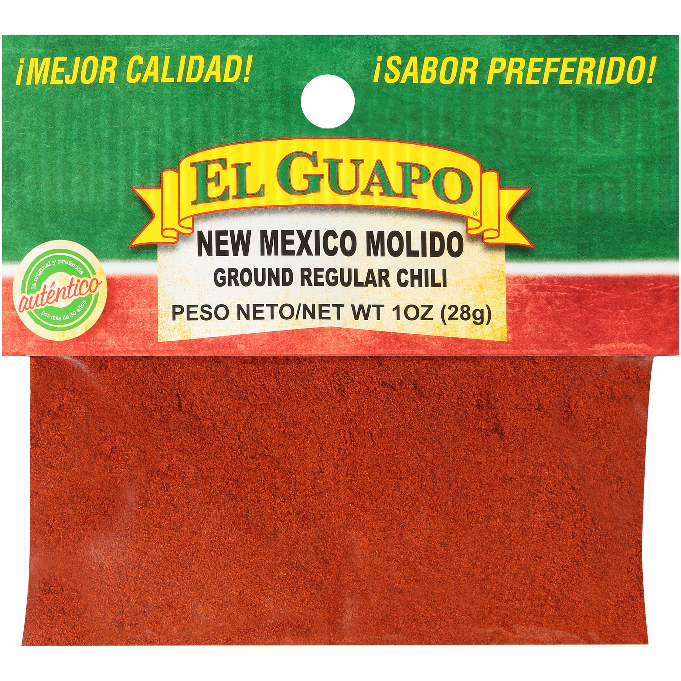 El Guapo Ground New Mexico Chili Powder, 1 oz Bag - Mexican Dried ...