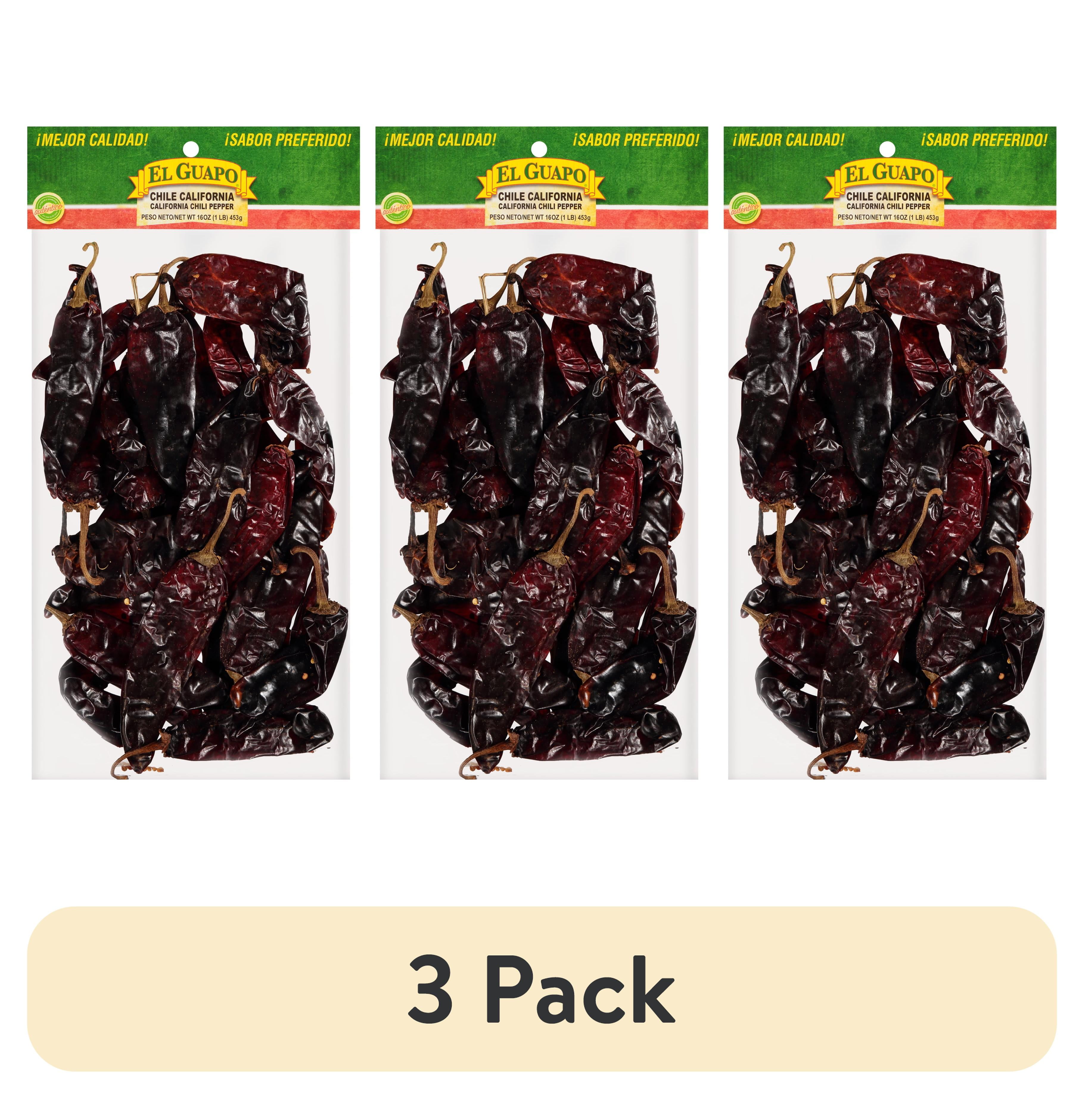 (3 pack) El Guapo Whole California Chili Pods (Chile California Entero ...