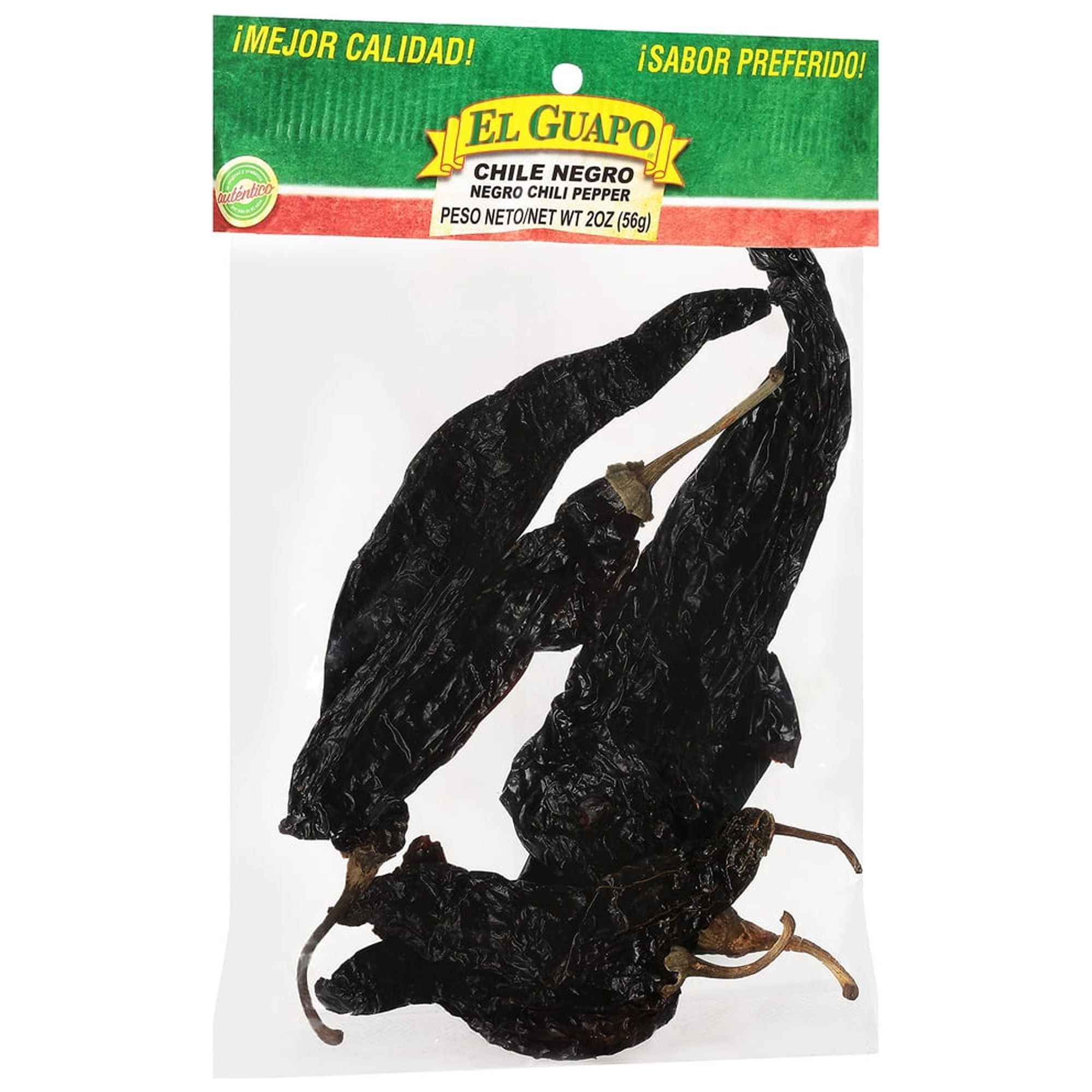 El Guapo Whole Negro Chili Pods (Pack of 4) - Walmart.com