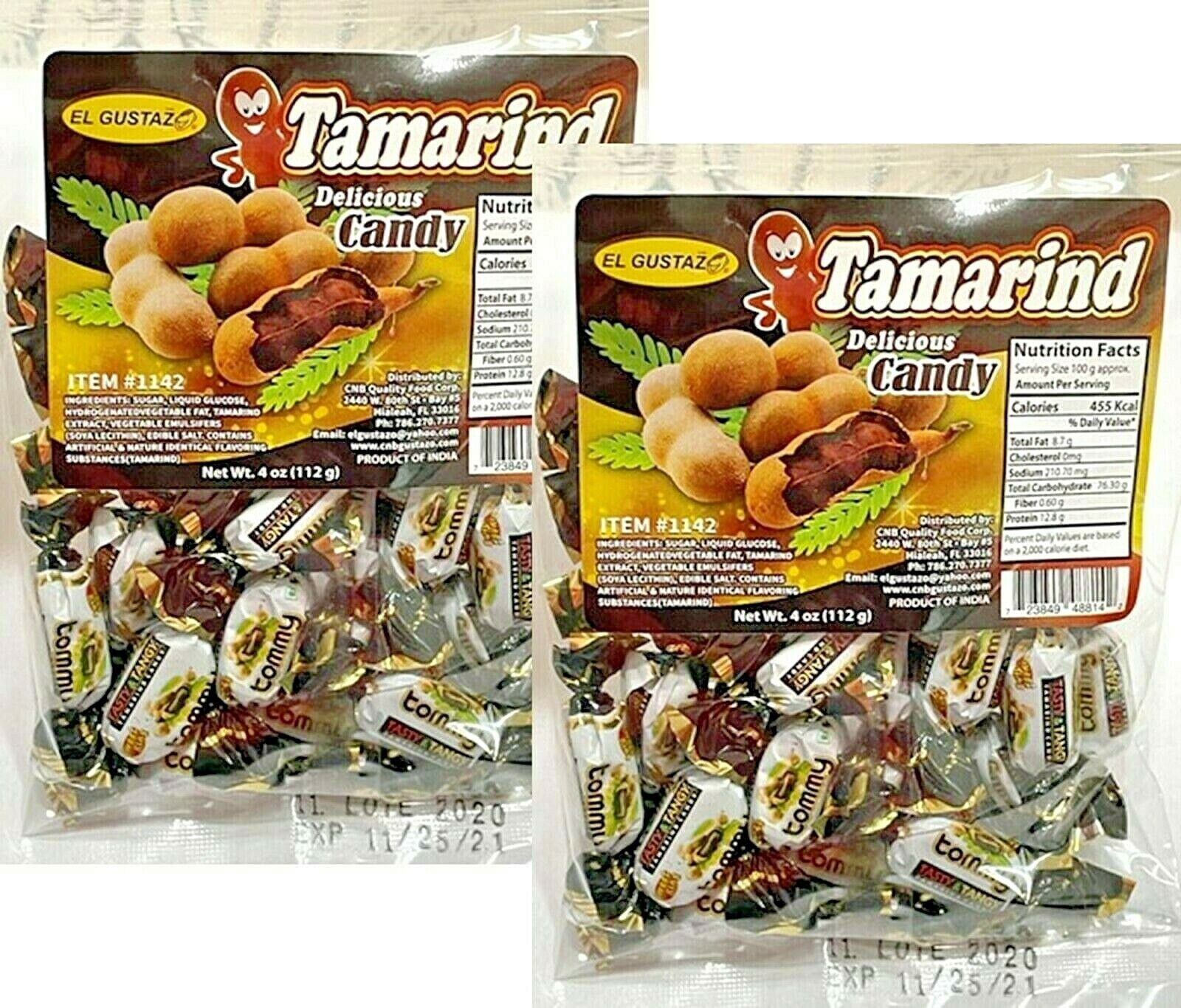 El Gustazo Tamarind Candy 4 oz (Pack of 2) - Walmart.com