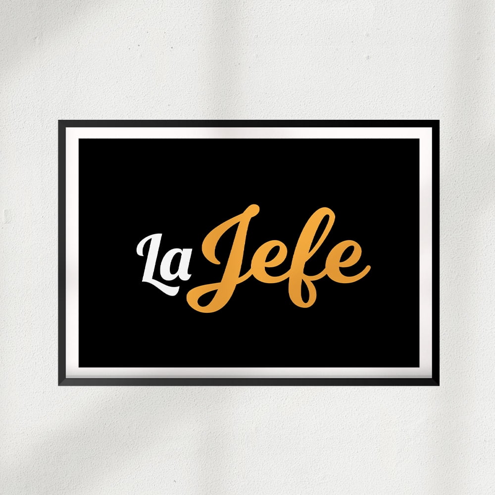 El Jefe 5 x 7 UNFRAMED Print Décor Wall Art - Walmart.com