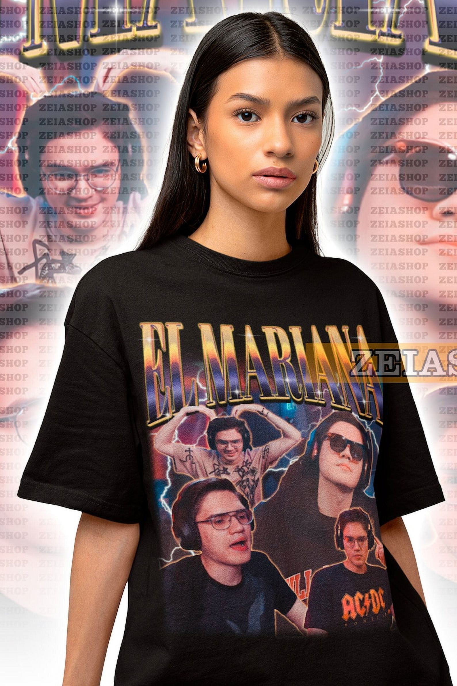 El Mariana Retro 90s Shirt, El Mariana , El Mariana Streamer Tee, El ...