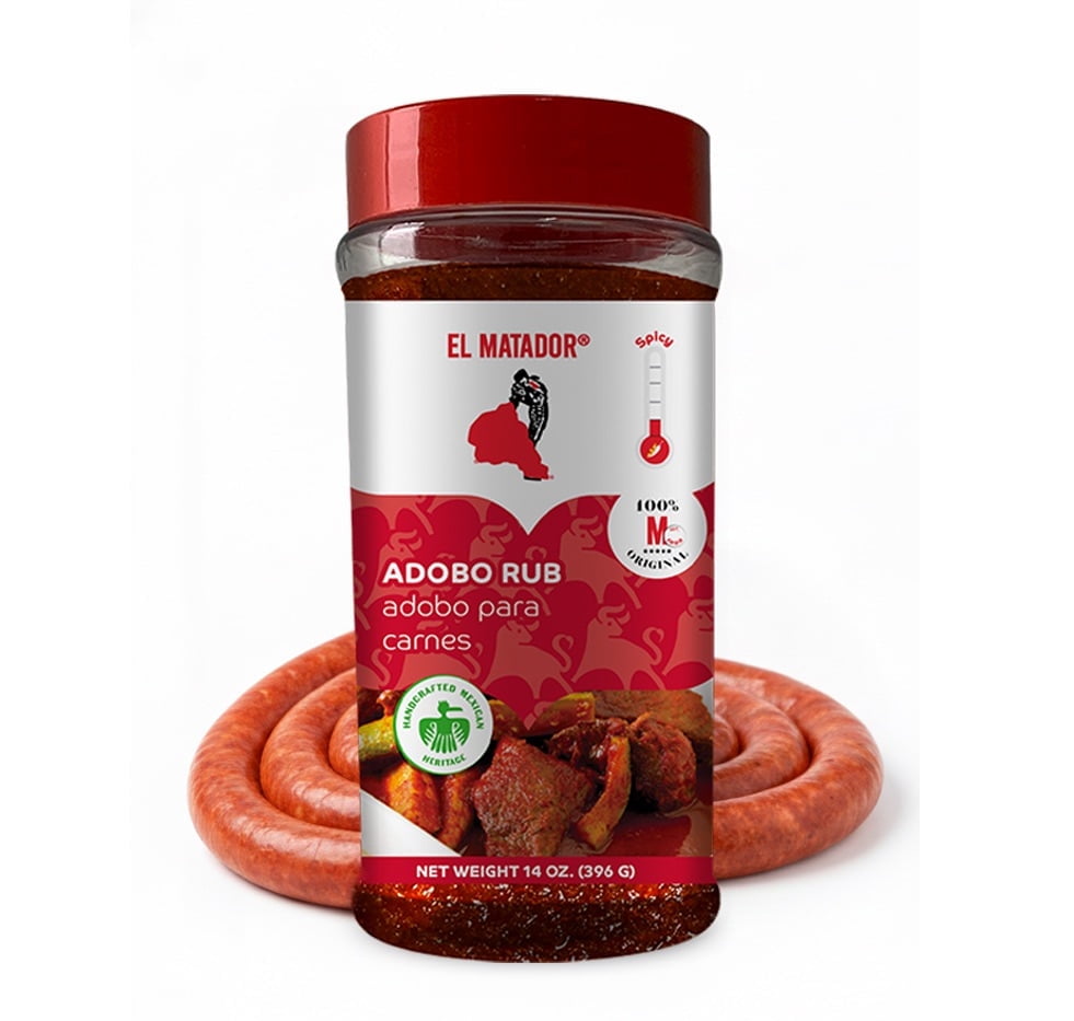 El Matador Adobo Para Carnes and Chorizo, Meat Rub Paste, 14 oz ...