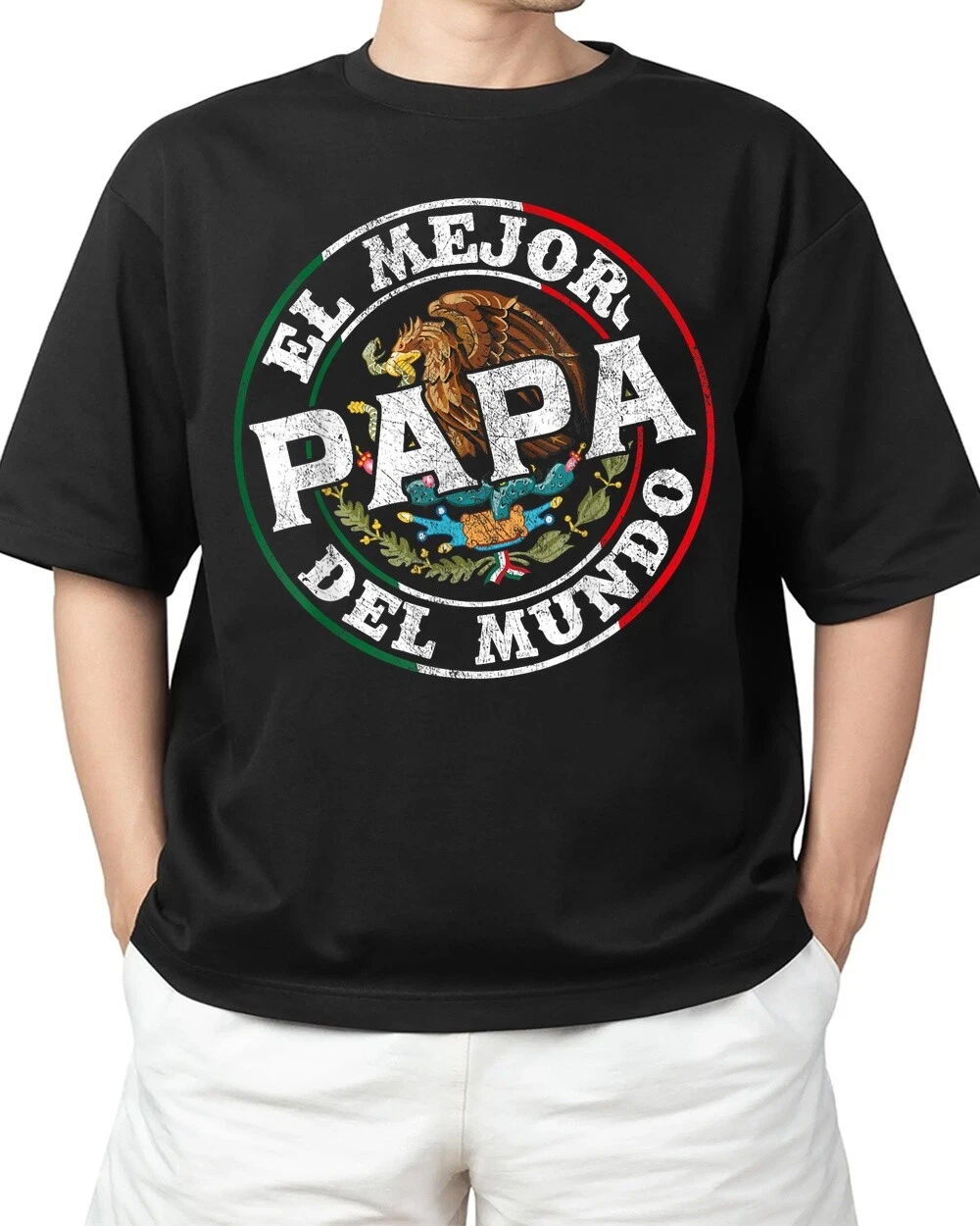 El Mejor Papa Del Mundo, Vintage Dia del Padre T-Shirt Chill Mood ...