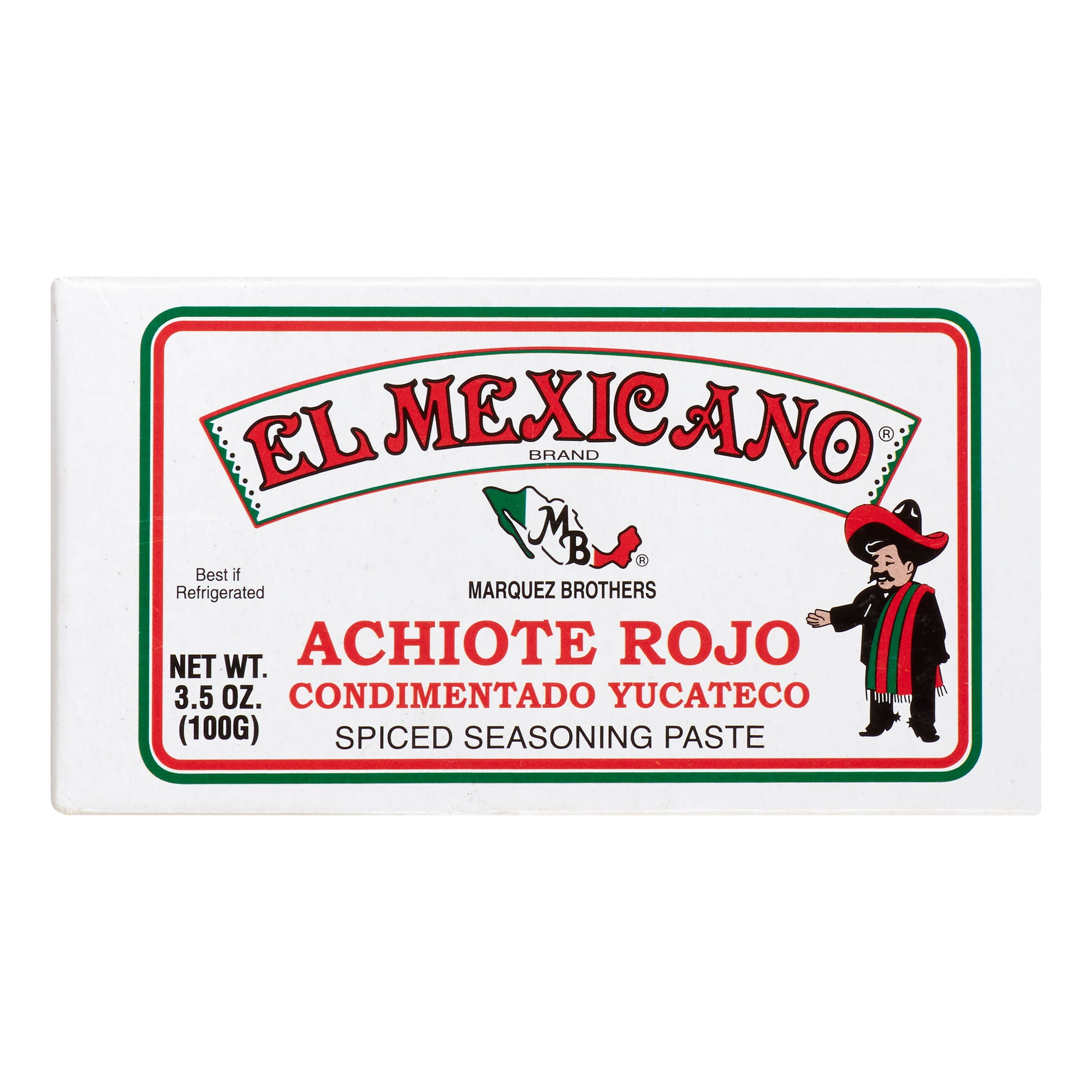 El Mexicano Achiote Rojo en Pasta, Authentic Mexican Mayan Food ...