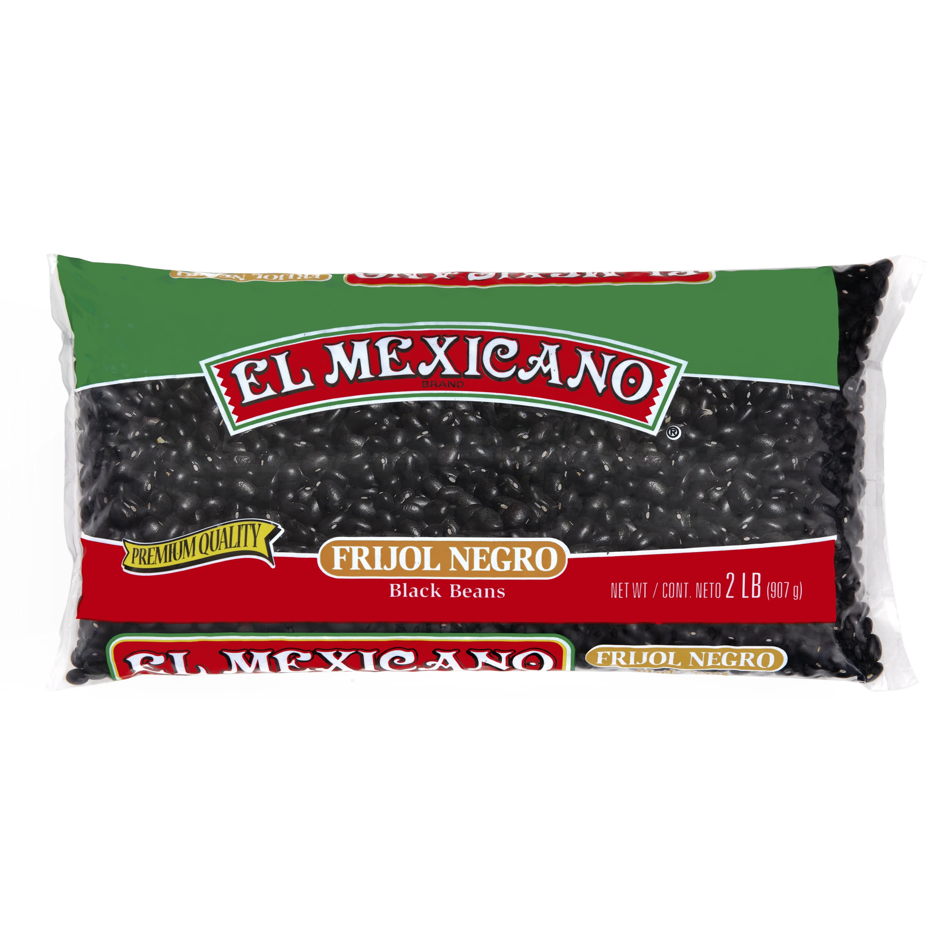 El Mexicano Black Beans, 2 lb Bag - Walmart.com
