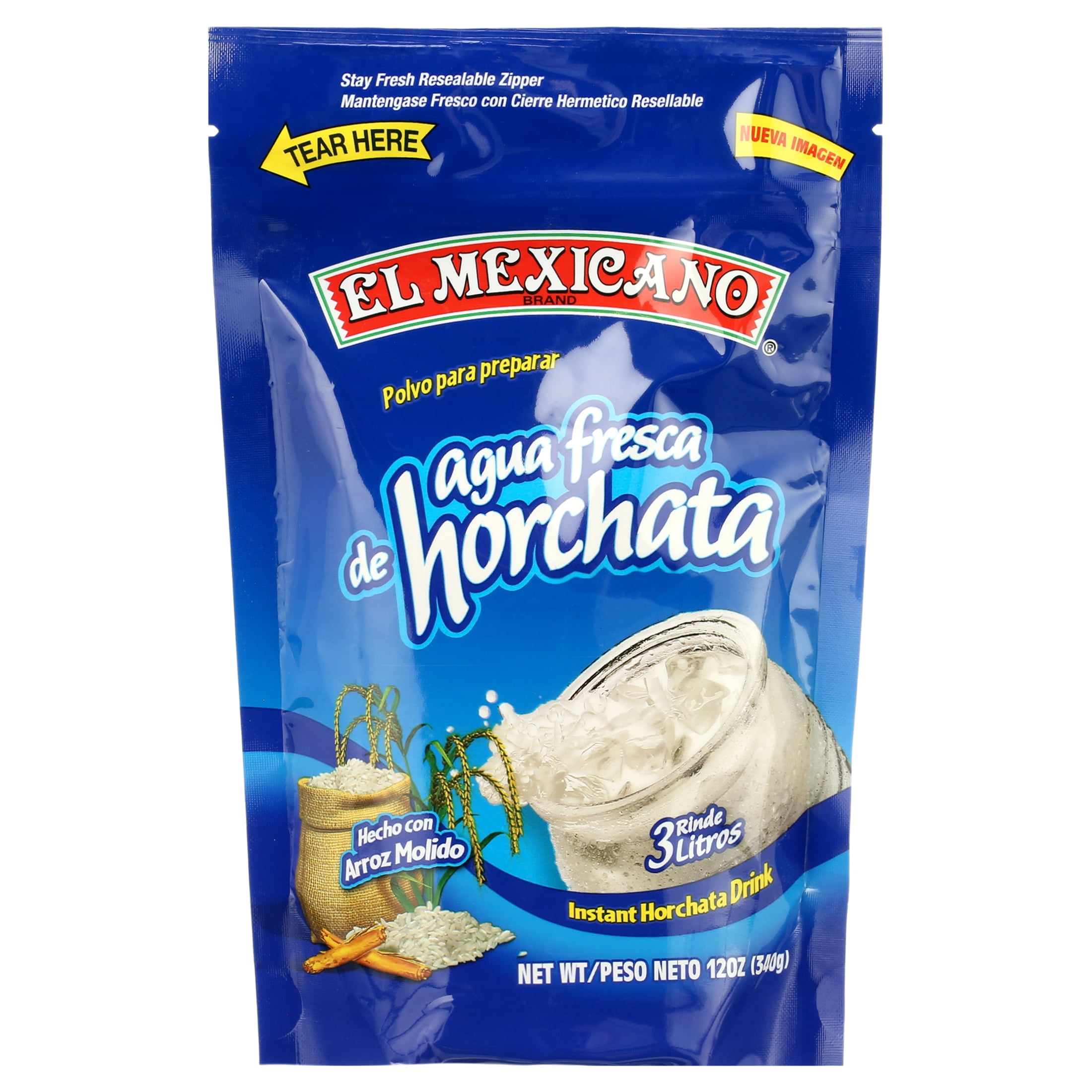 El Mexicano Horchata Powdered Drink Mix, Multiserve 12 oz - Walmart.com