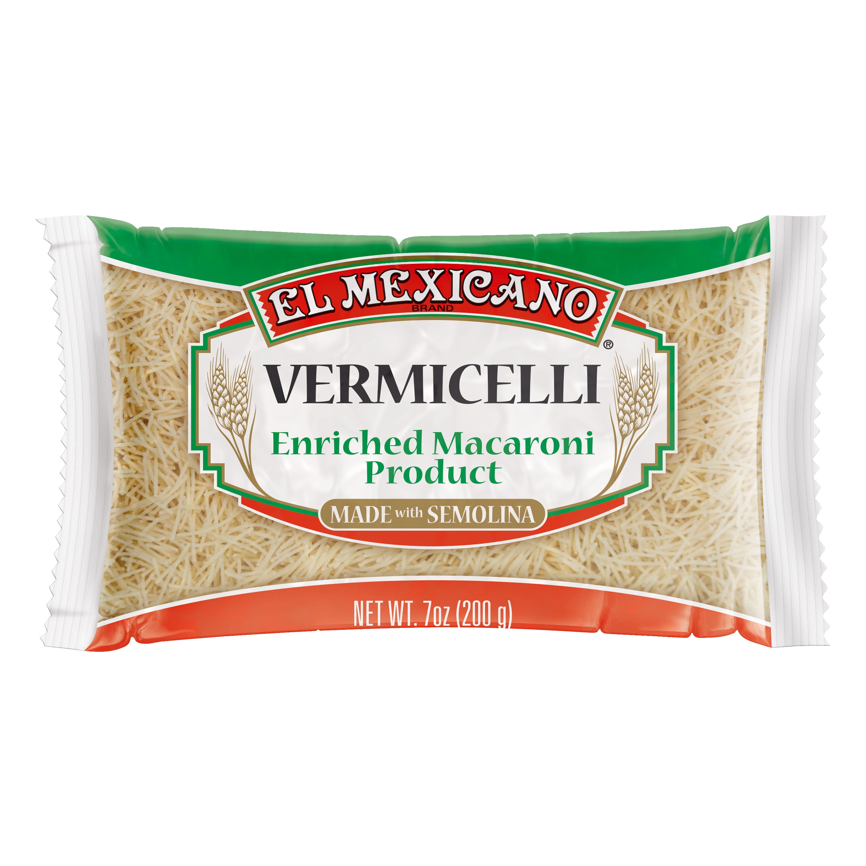 El Mexicano Authentic Mexican Fideo Mediano Vermicelli Pasta, 7 oz ...