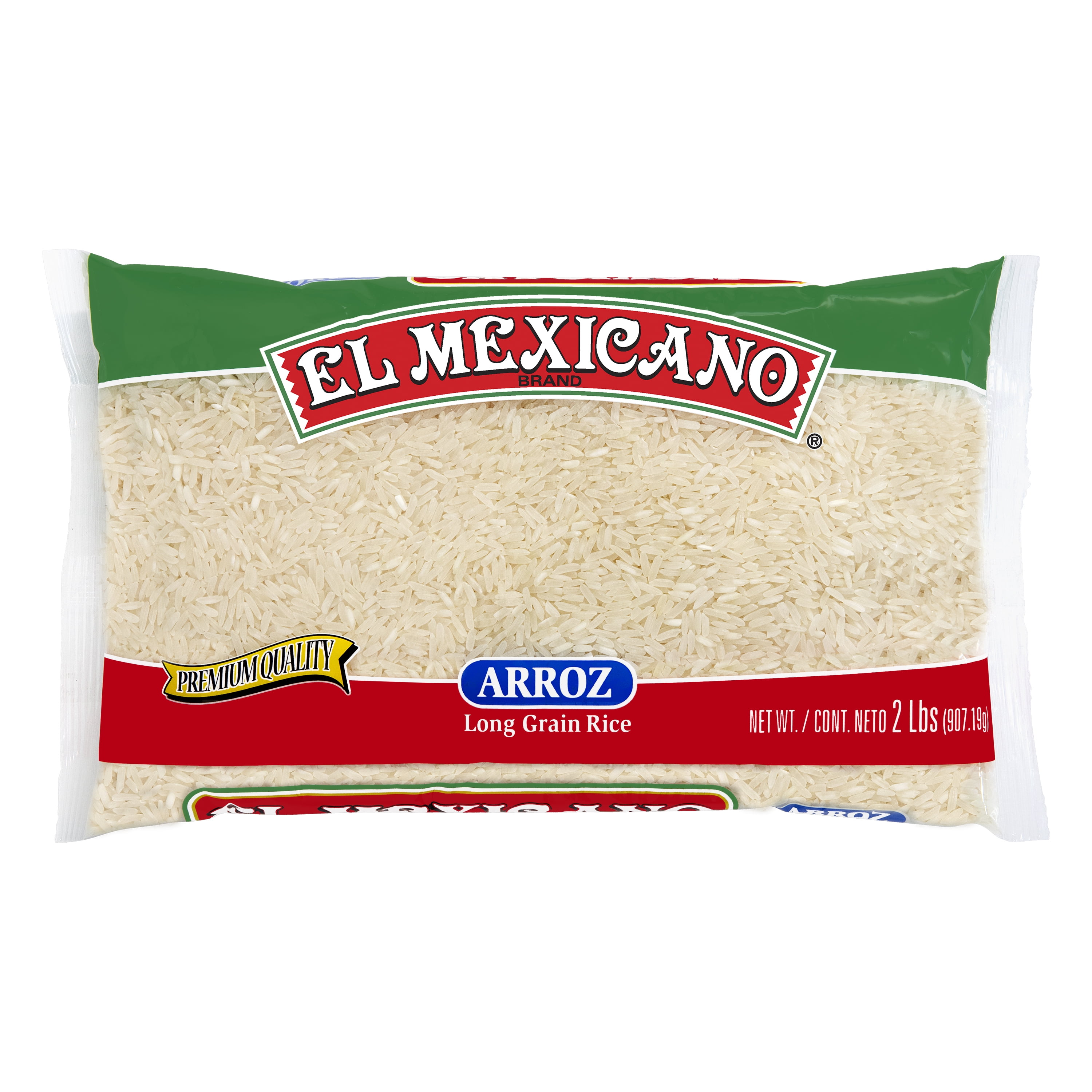 El Mexicano Long Grain Rice, 2 lb Bag - Walmart.com