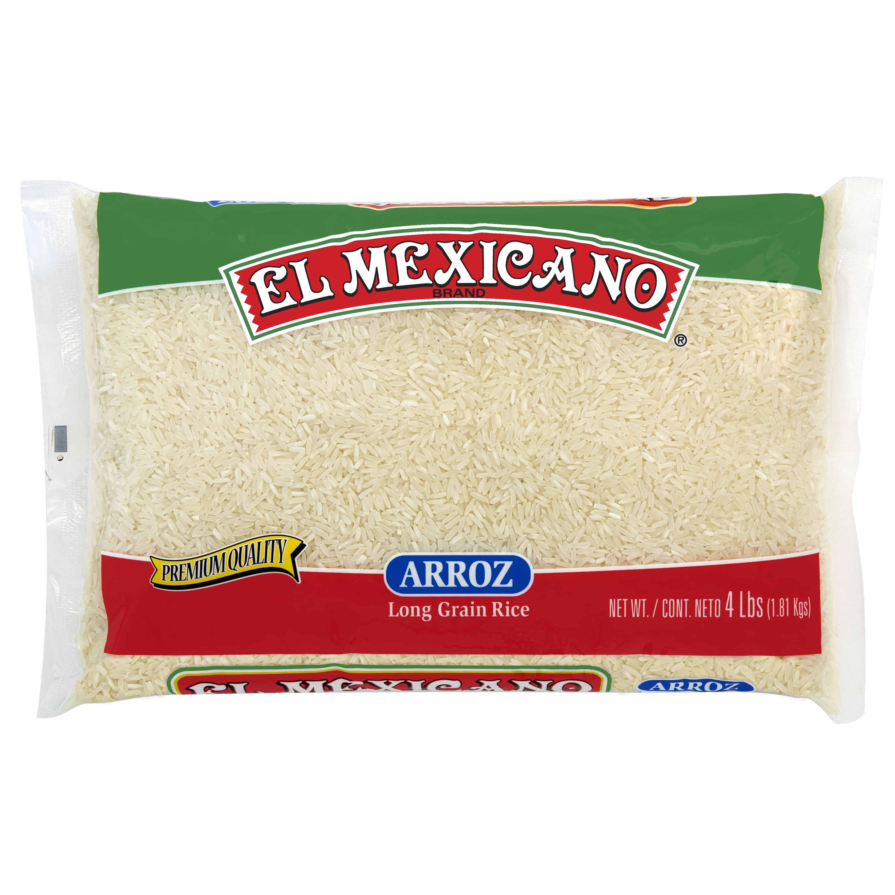 El Mexicano Long Grain Rice, 4 lb Bag - Walmart.com