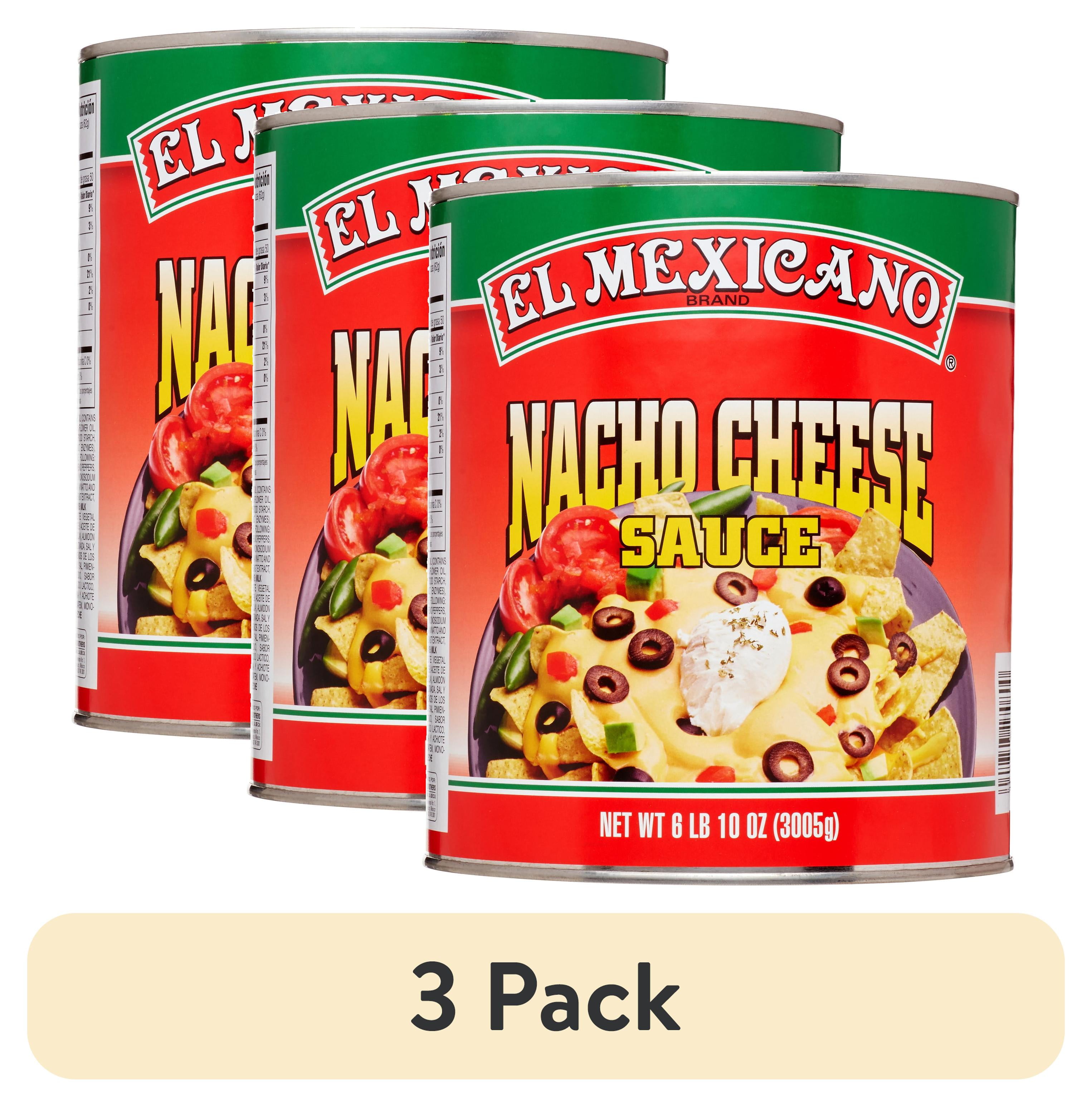 (3 pack) El Mexicano Nacho Cheese Sauce, 6 lb Can Shelf-Stable ...