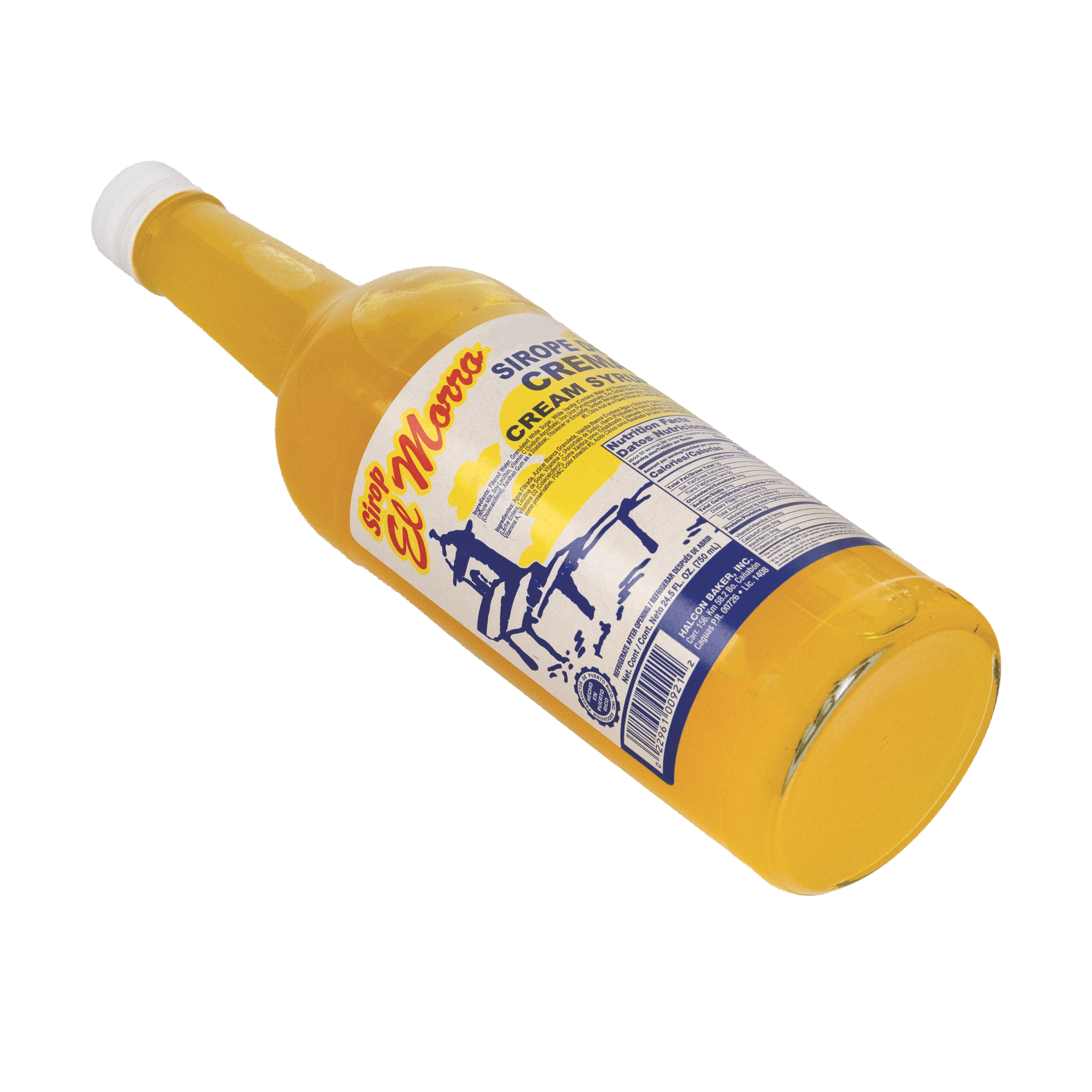 Sirop El Morro Cream Flavor Drink Mix Syrup, 24.5 oz, Liquid, Glass ...