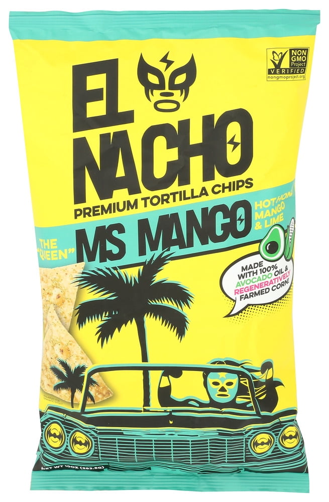El Nacho Tortilla Chips Mango 10 oz (Pack of 12) - Walmart.com