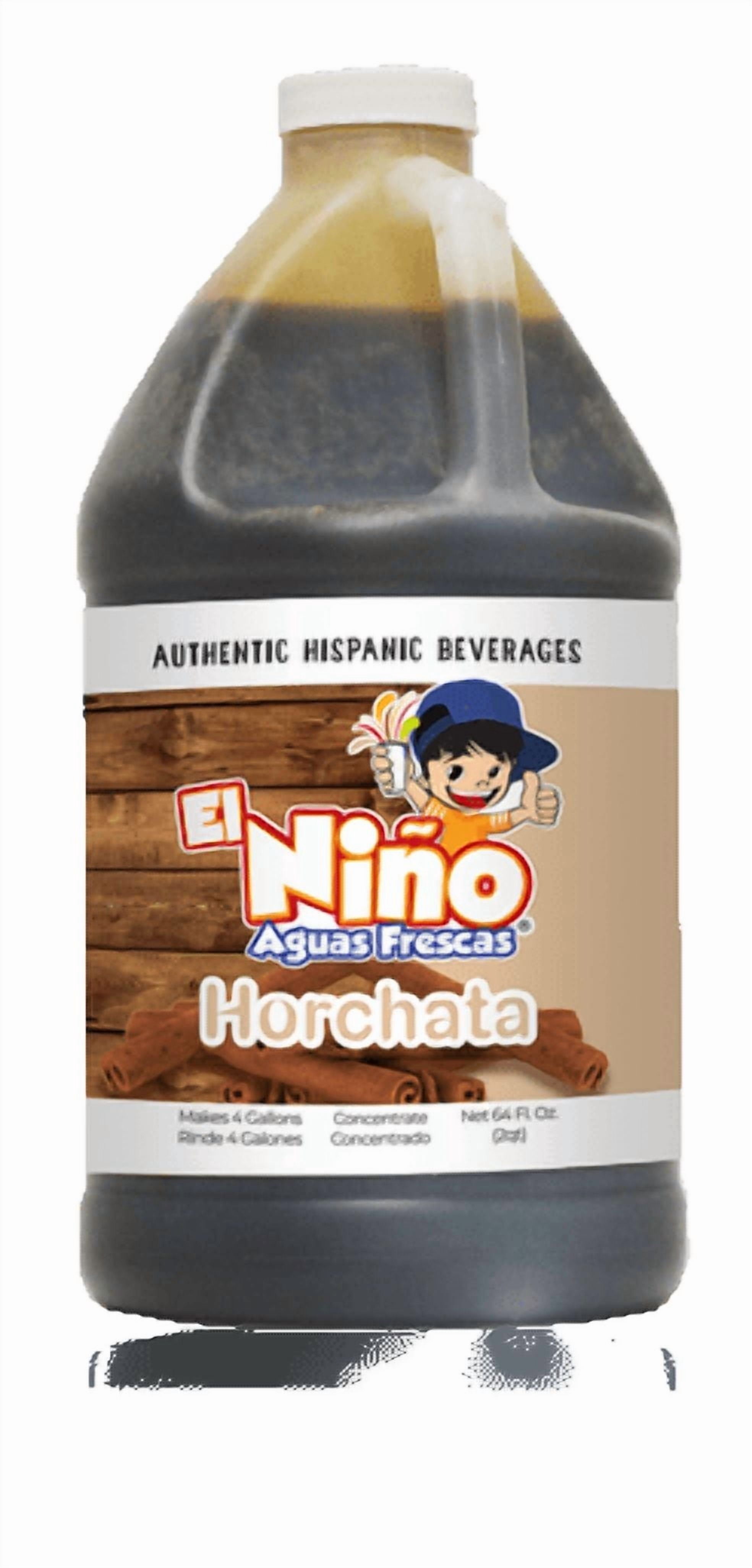 El Nino Aguas Frescas Horchata 7:1 Concentrate Bulk Large- 1.89L/64oz ...