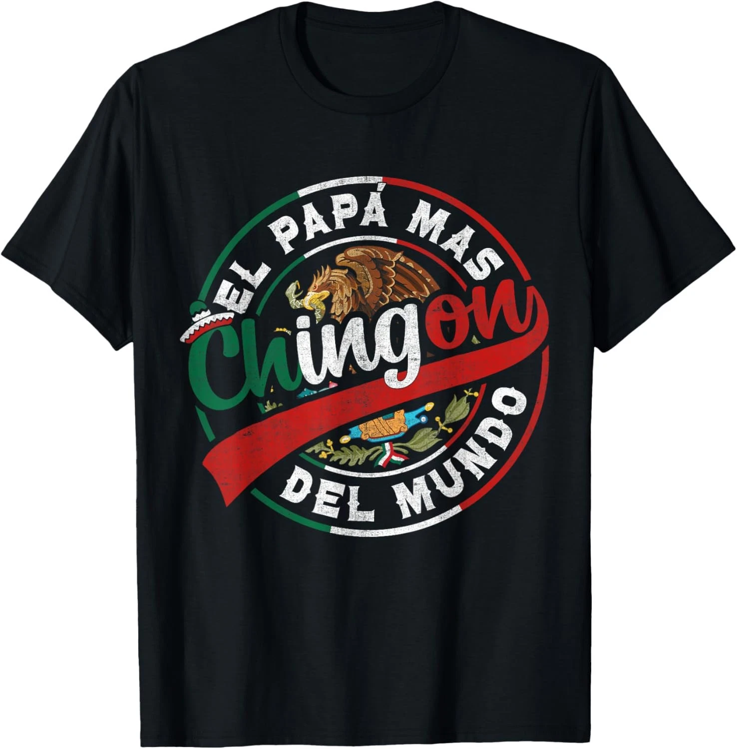 El Papa Mas Chingon Dia Del Padre Proud Mexican Dad Unisex T-Shirt, up ...