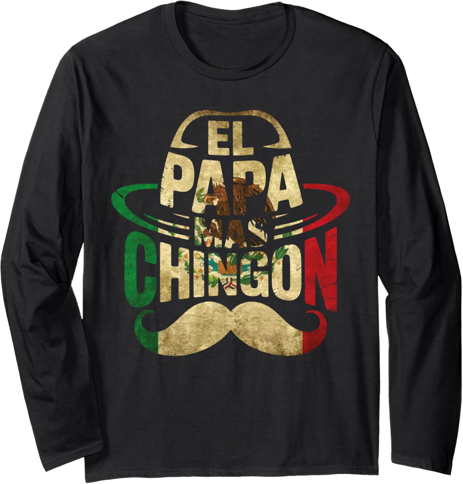 El Papa Mas Chingon - Funny Mexican Father's Day Design with Mexican Flag Colors - Cool Gift for ...
