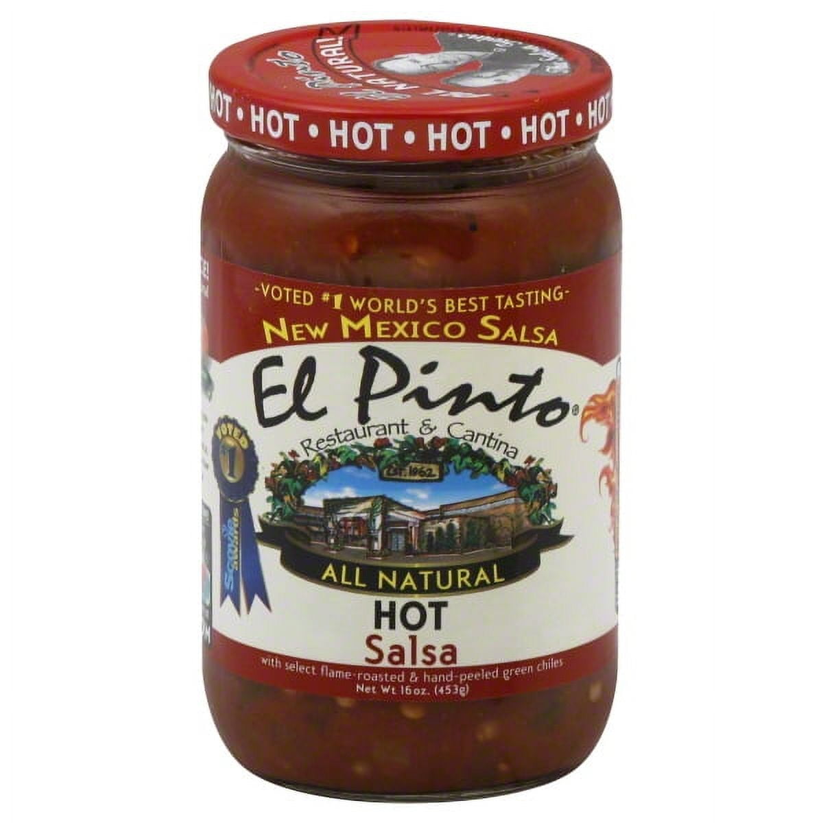 El Pinto Mexican Chile Food Hot Salsa, Flame-Roasted & Hand-Peeled ...