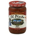 El Pinto Mexican Chile Food Hot Salsa, Flame-Roasted & Hand-Peeled ...