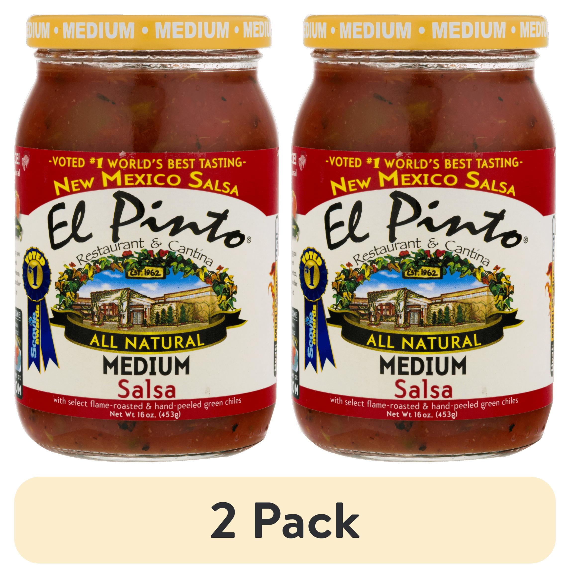 (2 pack) El Pinto Medium Salsa, 16 oz - Walmart.com