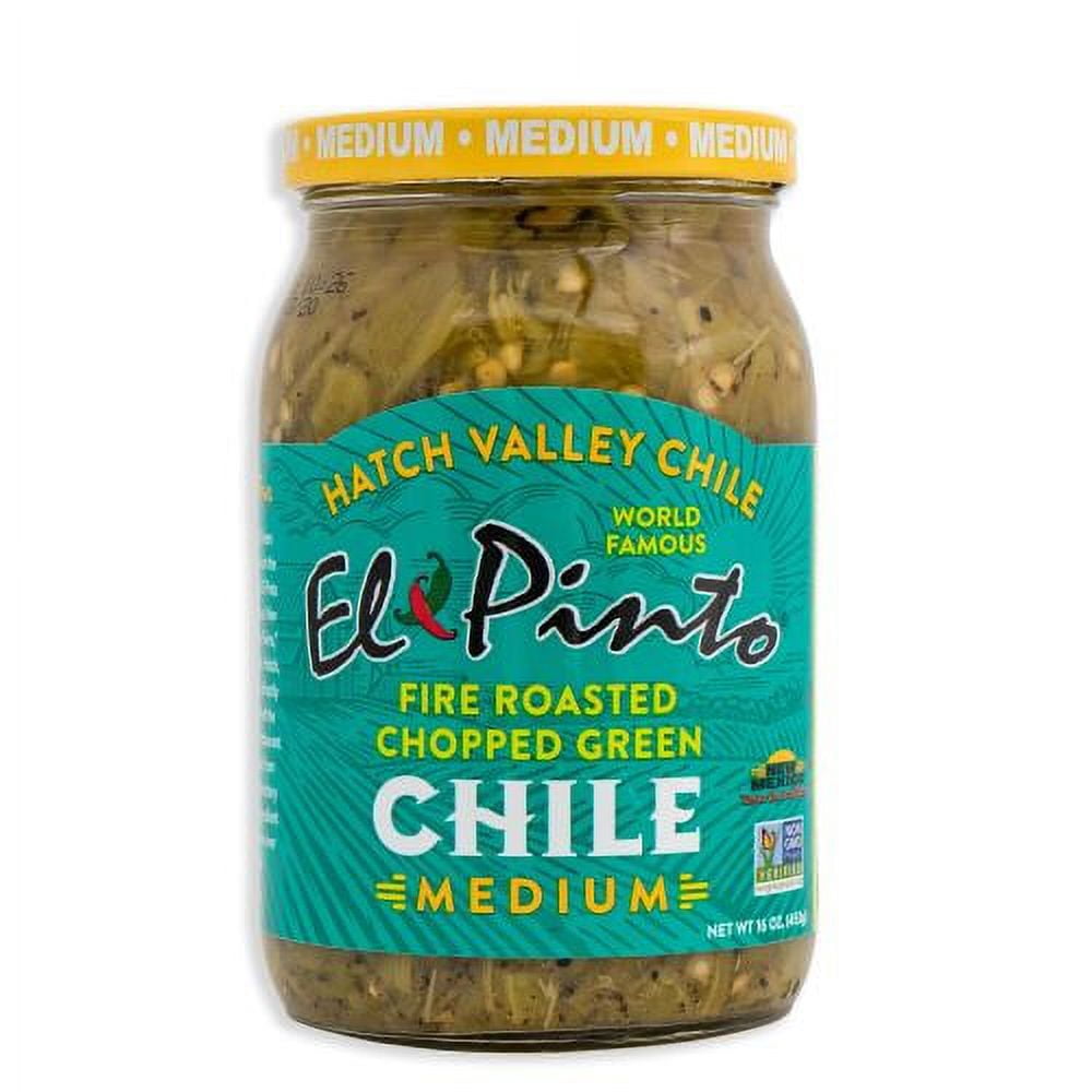 El Pinto Salsa El Pinto Med Roasted Green Chile 16z - Walmart.com