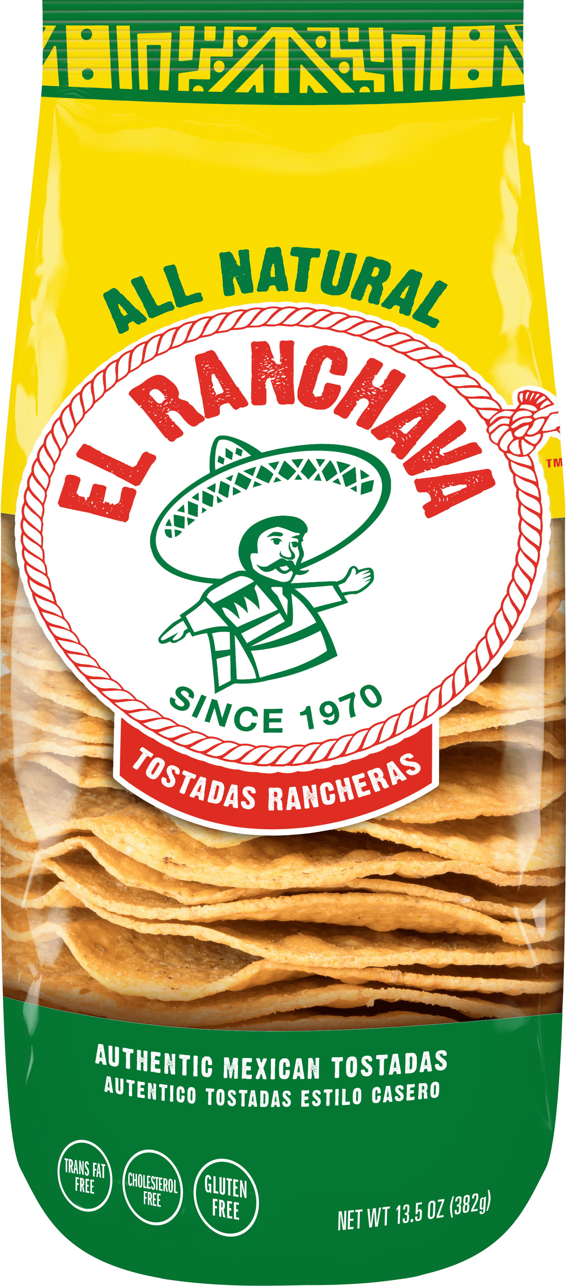 El Ranchava Tostadas Ranchera Bag Gluten Free Corn Tortilla, 13.5 oz - Walmart.com